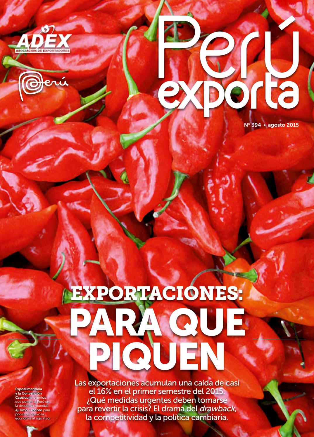 Revista Perú Exporta N° 394 by Asociación de Exportadores (ADEX) - Issuu