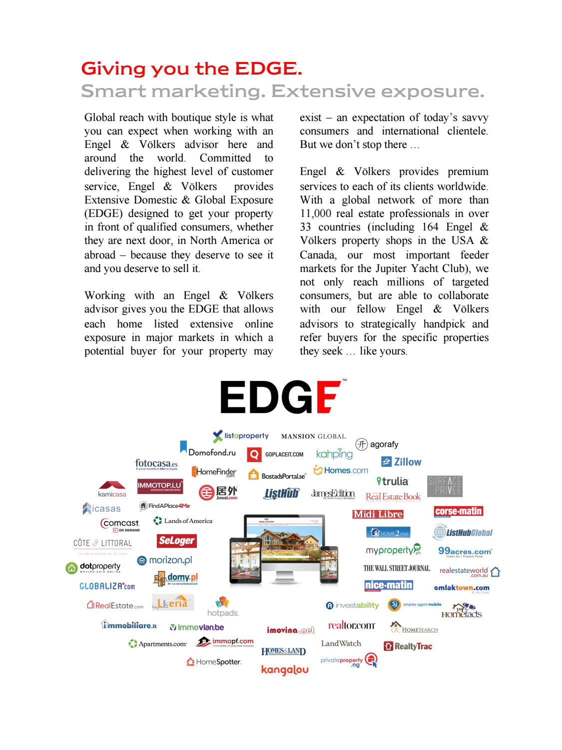 Giving You The EDGE by Engel & Volkers | Meierling Group - Issuu