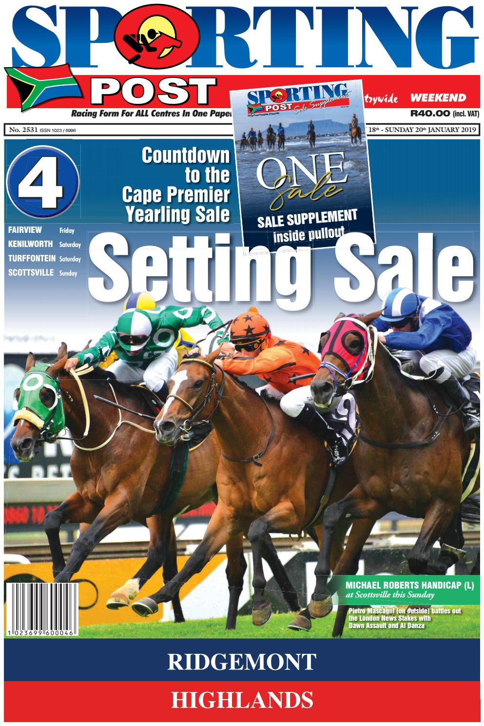 18-20 Jan #2531 Sporting Post by Sporting Post - Issuu