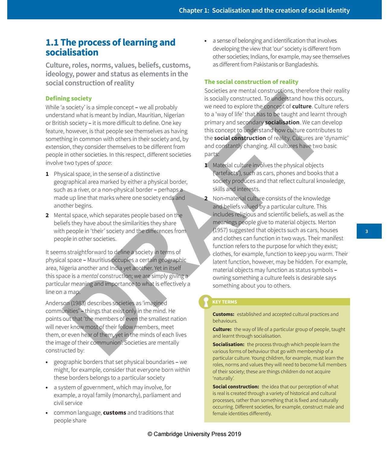 AS/A Level Sociology Coursebook sample by Cambridge International ...