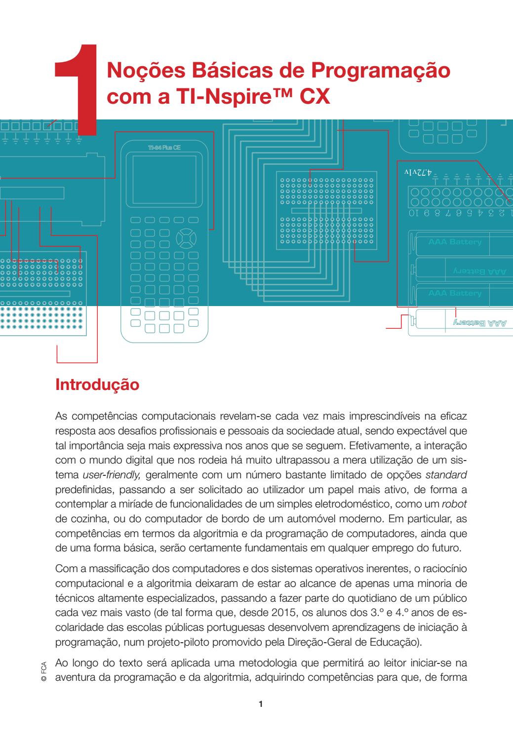 Algoritmia, Programação e Robótica by Grupo Lidel - Issuu