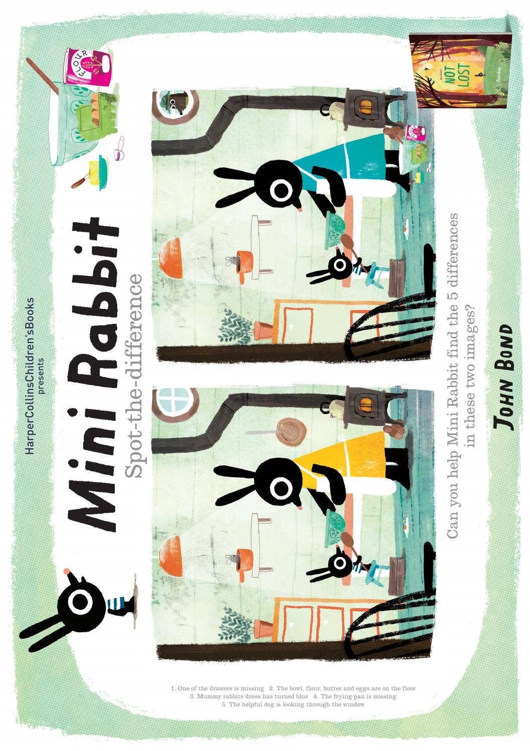 Mini Rabbit Not Lost activity sheets by harpercollinschildrens - Issuu