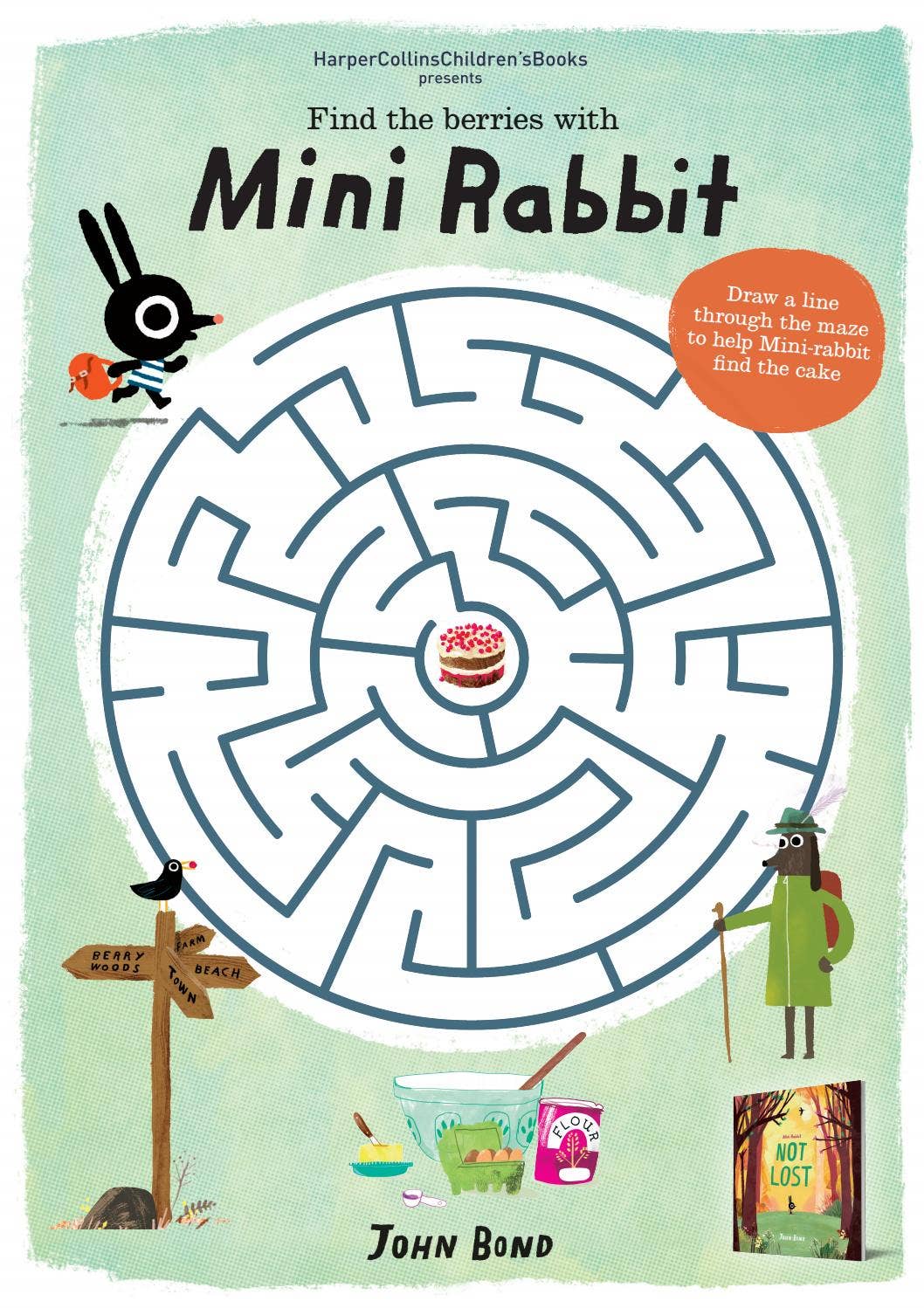 Mini Rabbit Not Lost activity sheets by harpercollinschildrens - Issuu