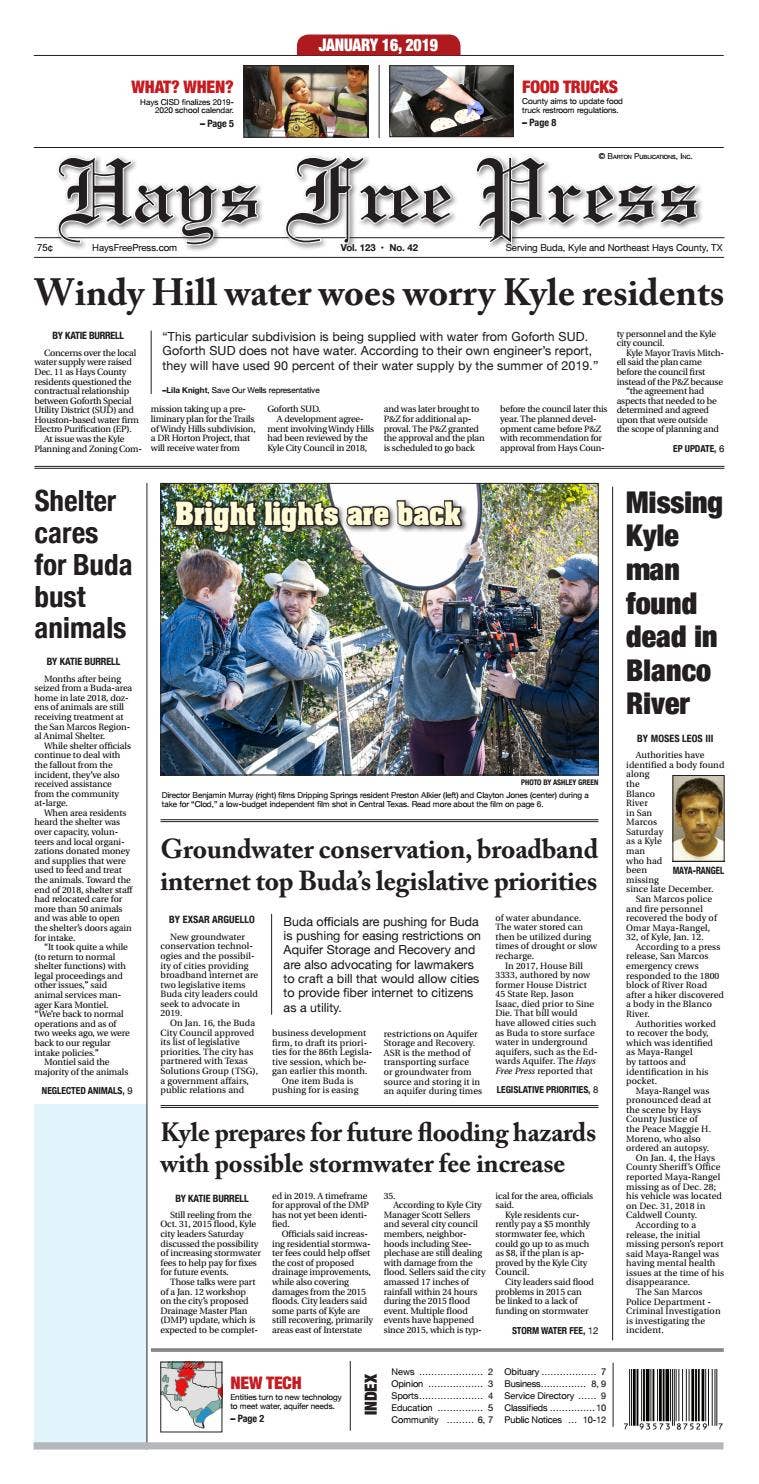 Hays Free Press January 16, 2019 by Hays Free Press/News-Dispatch - Issuu