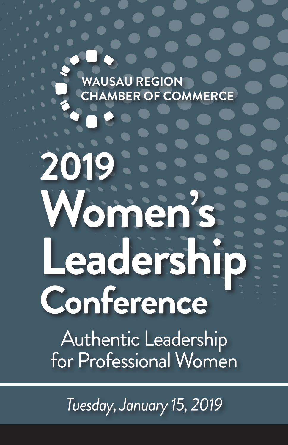 2019 Women's Leadership Conference program by Wausau Region Chamber of ...