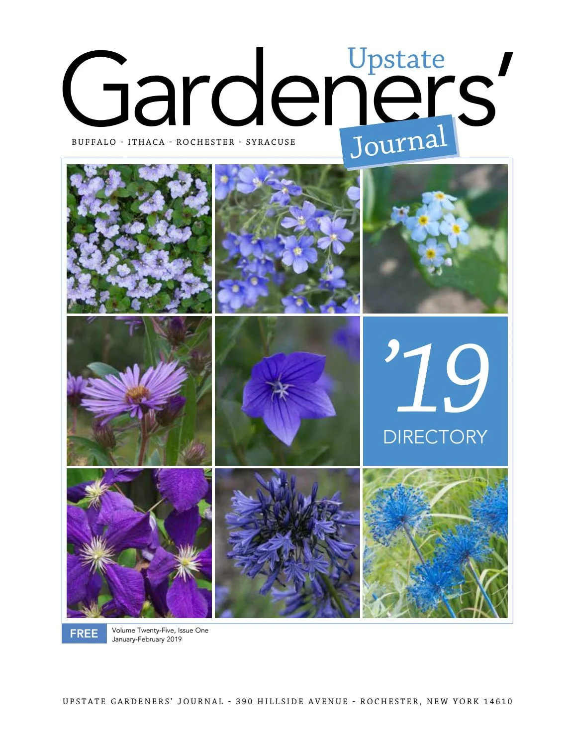 Upstate Gardeners' Journal 2019 Directory by JFM Publishing—(585 ...