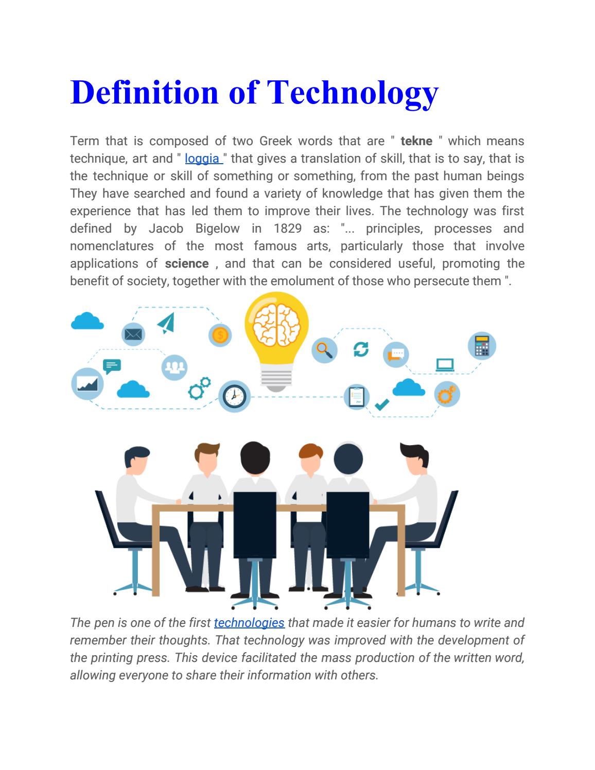 Definition of Technology by smazizbd022 - Issuu