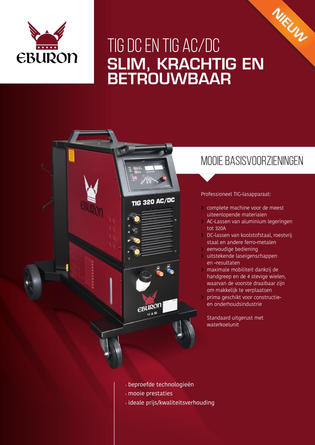 Eburon TIG lasmachine by lastek - Issuu