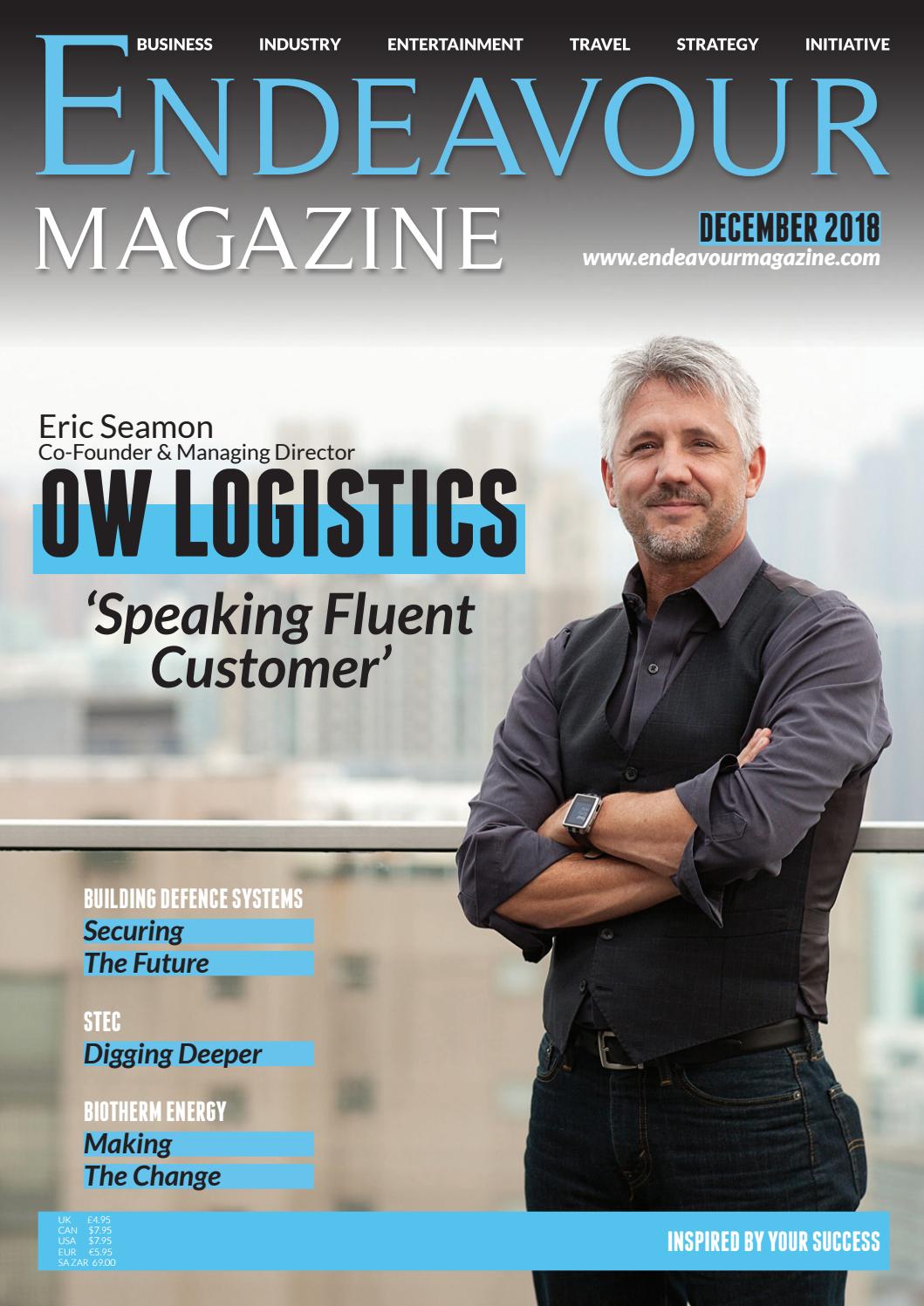 Endeavour Magazine December 2018 by Littlegate Publishing - Issuu