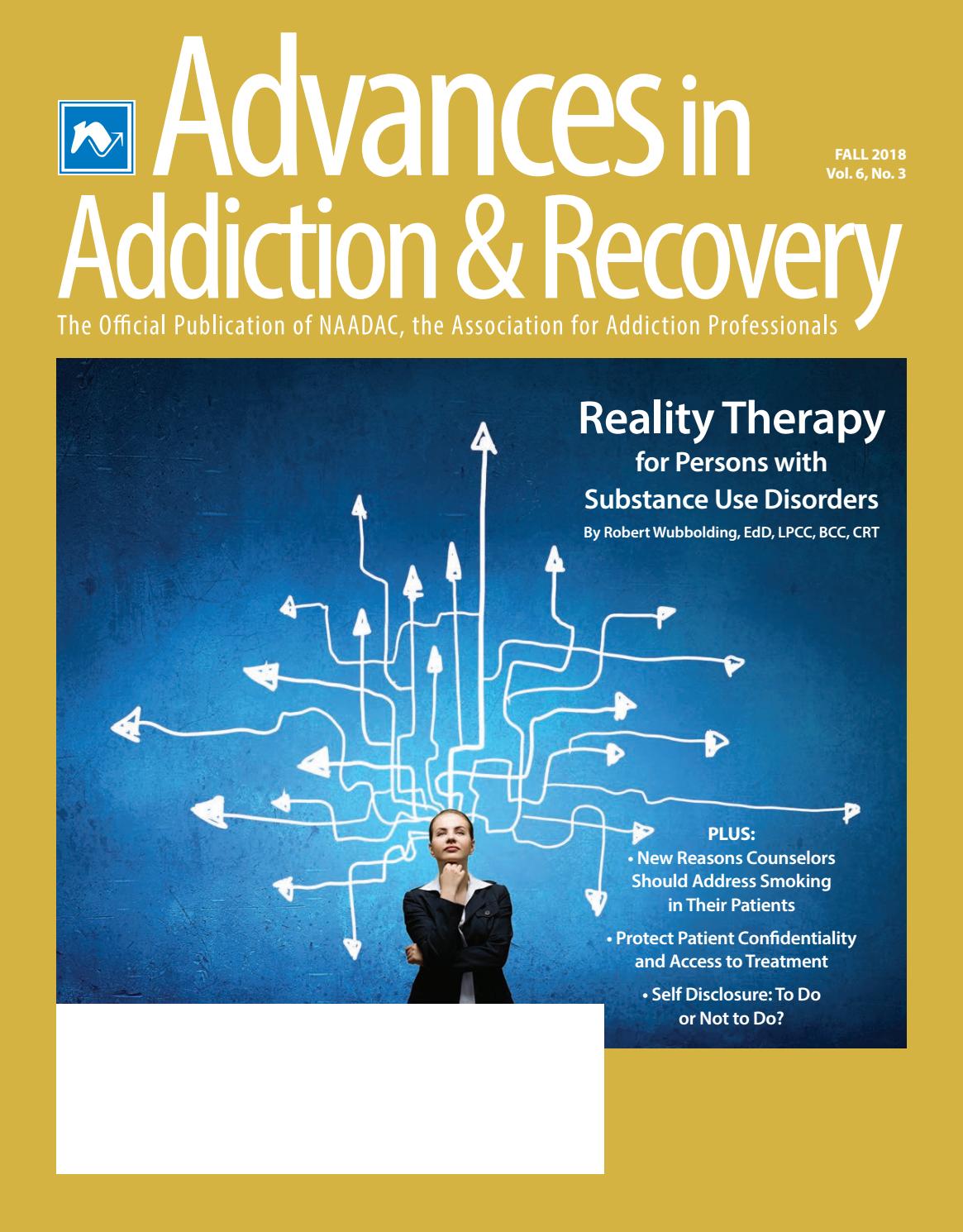 Advances in Addiction & Recovery (Fall 2018) by NAADAC, the Association ...