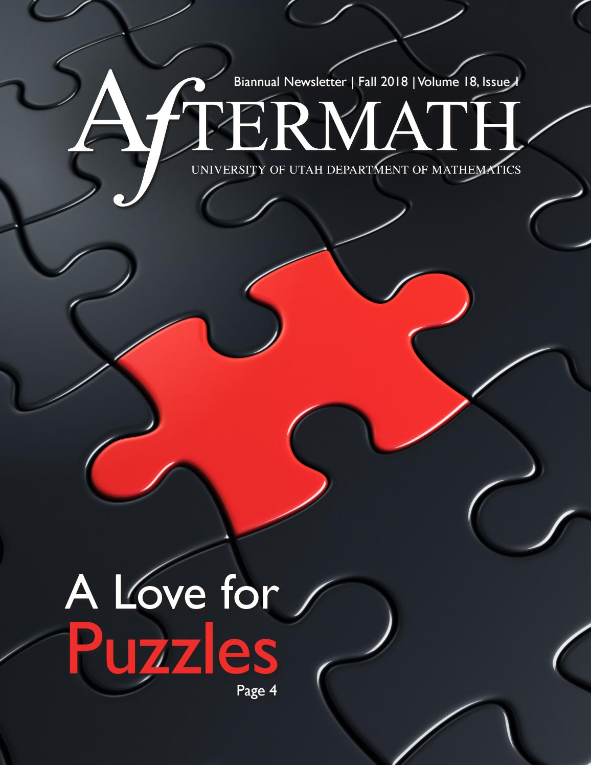 AfterMath - November 2018 by University of Utah - College of Science ...