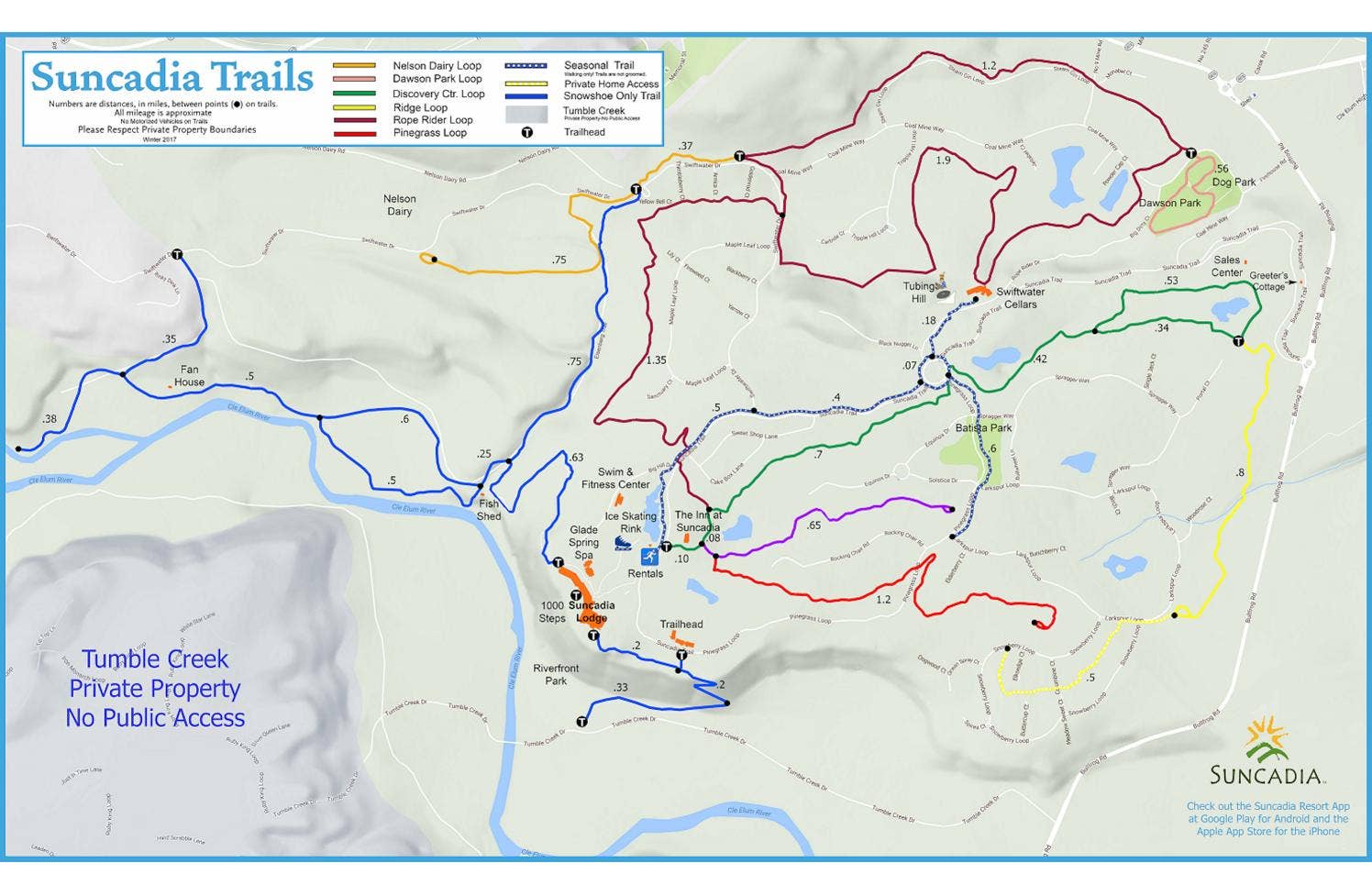 Suncadia Nordic Trail Map by Suncadia Resort - Issuu