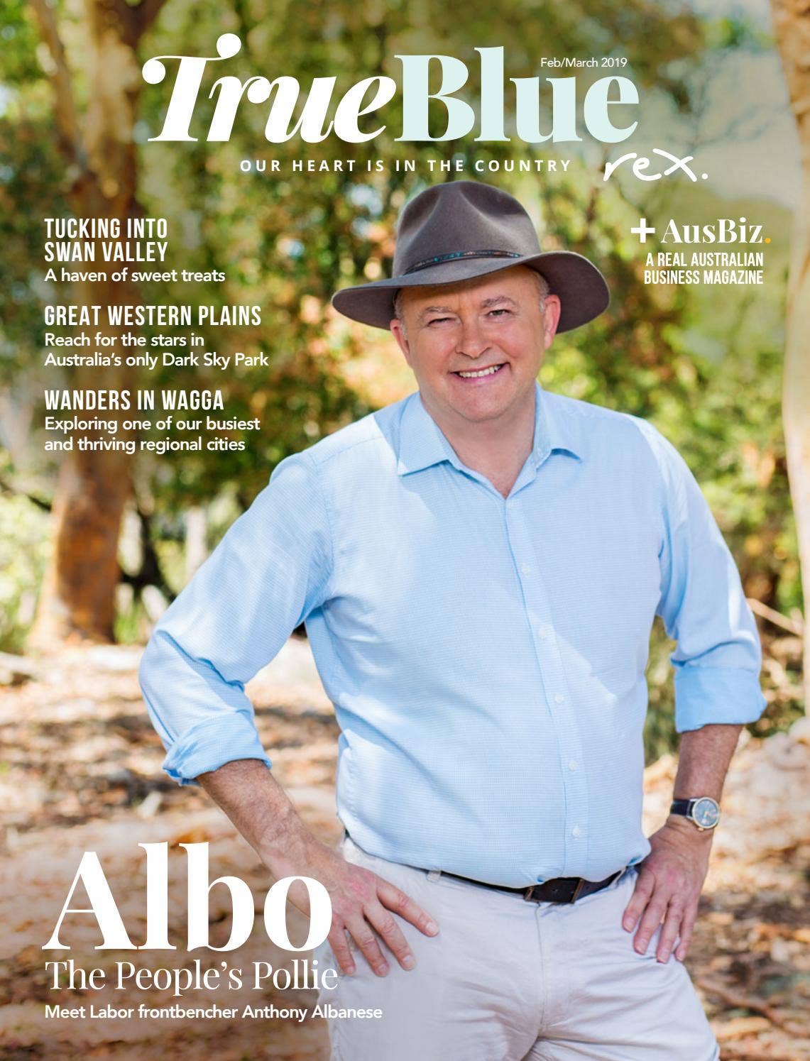 True Blue Magazine - Feb/March 2019 - Albo by publishingbychelle - Issuu