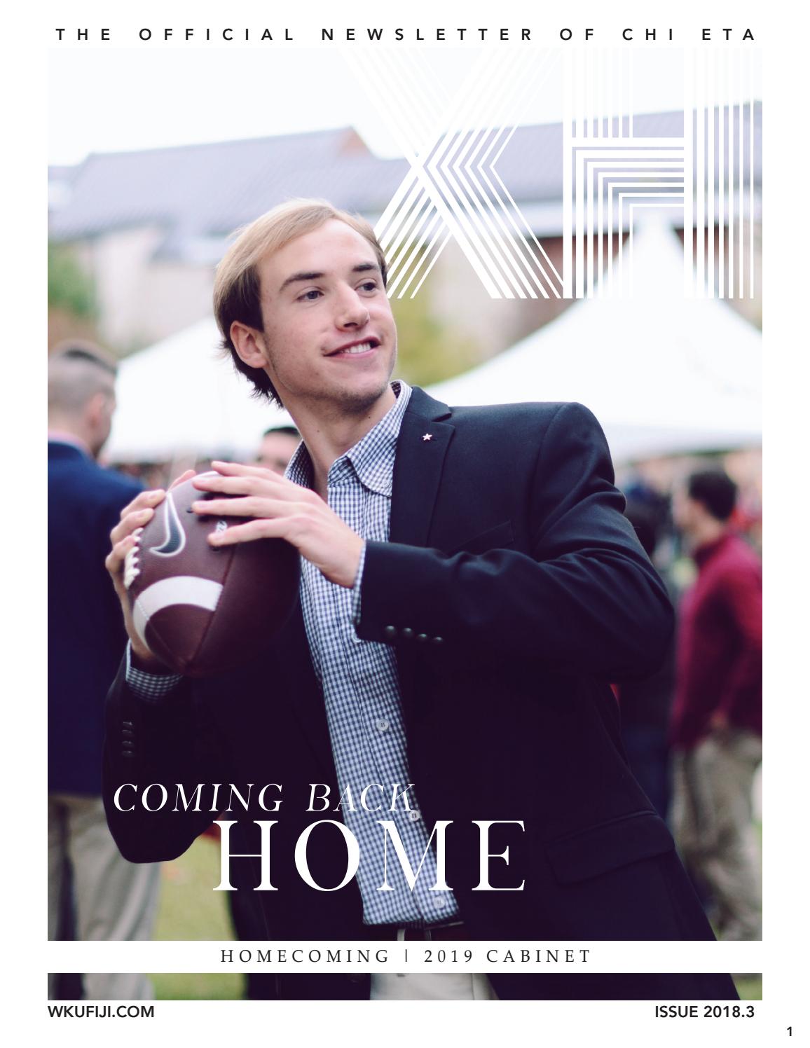 Chi Eta Newsletter 2018.3 by Chi Eta Chapter of Phi Gamma Delta - Issuu