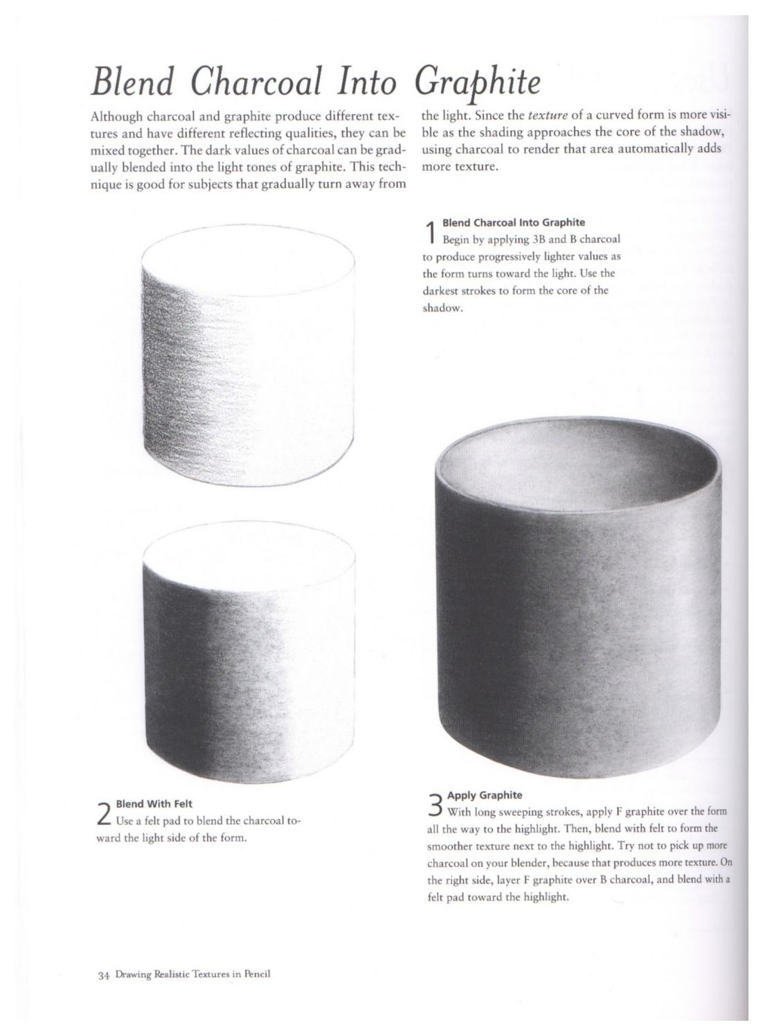 Drawing realistic textures in pencil by hebah altoukhi - Issuu