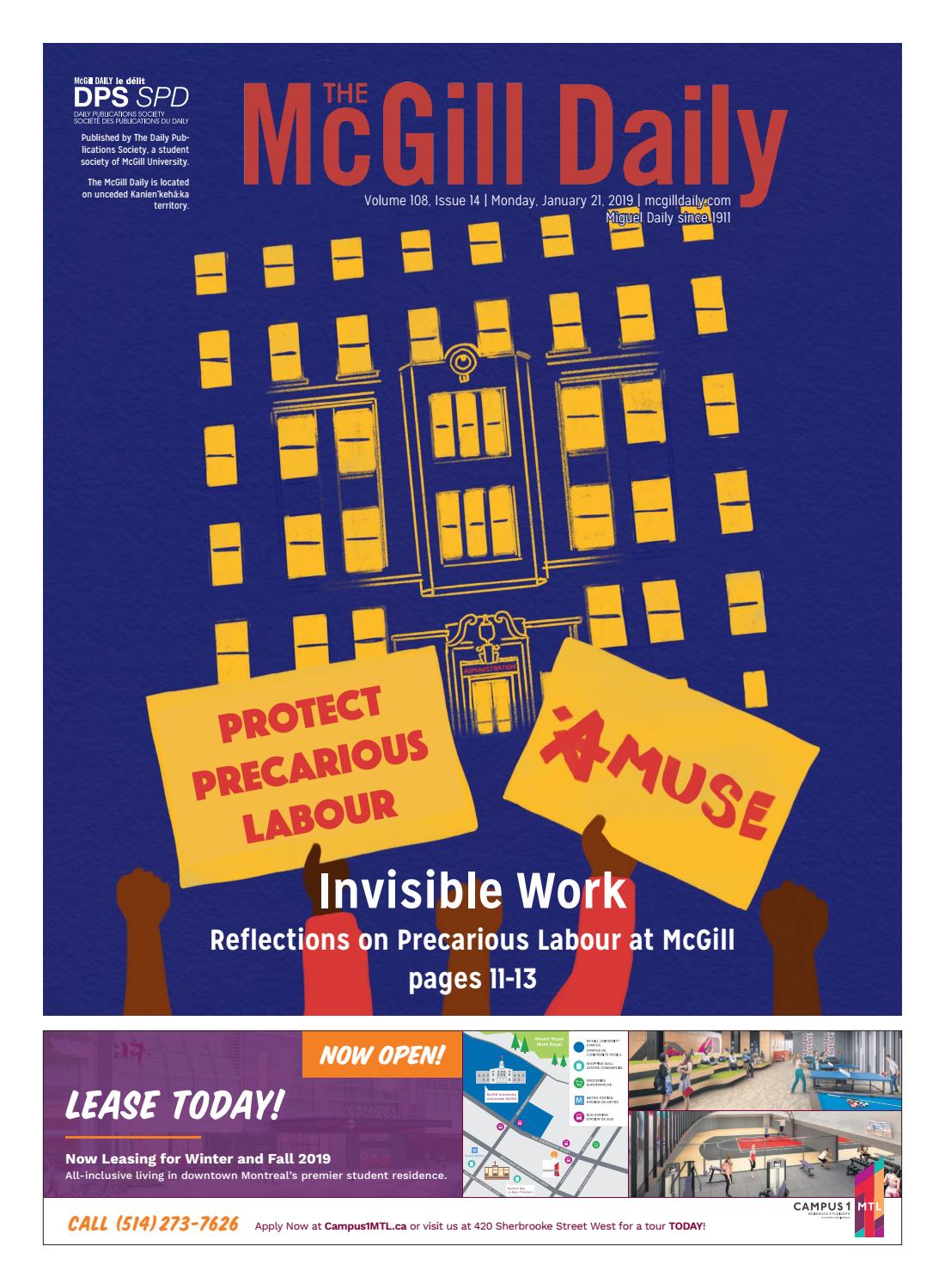 The McGill Daily Vol. 108 Issue 14 by McGill Daily - Issuu