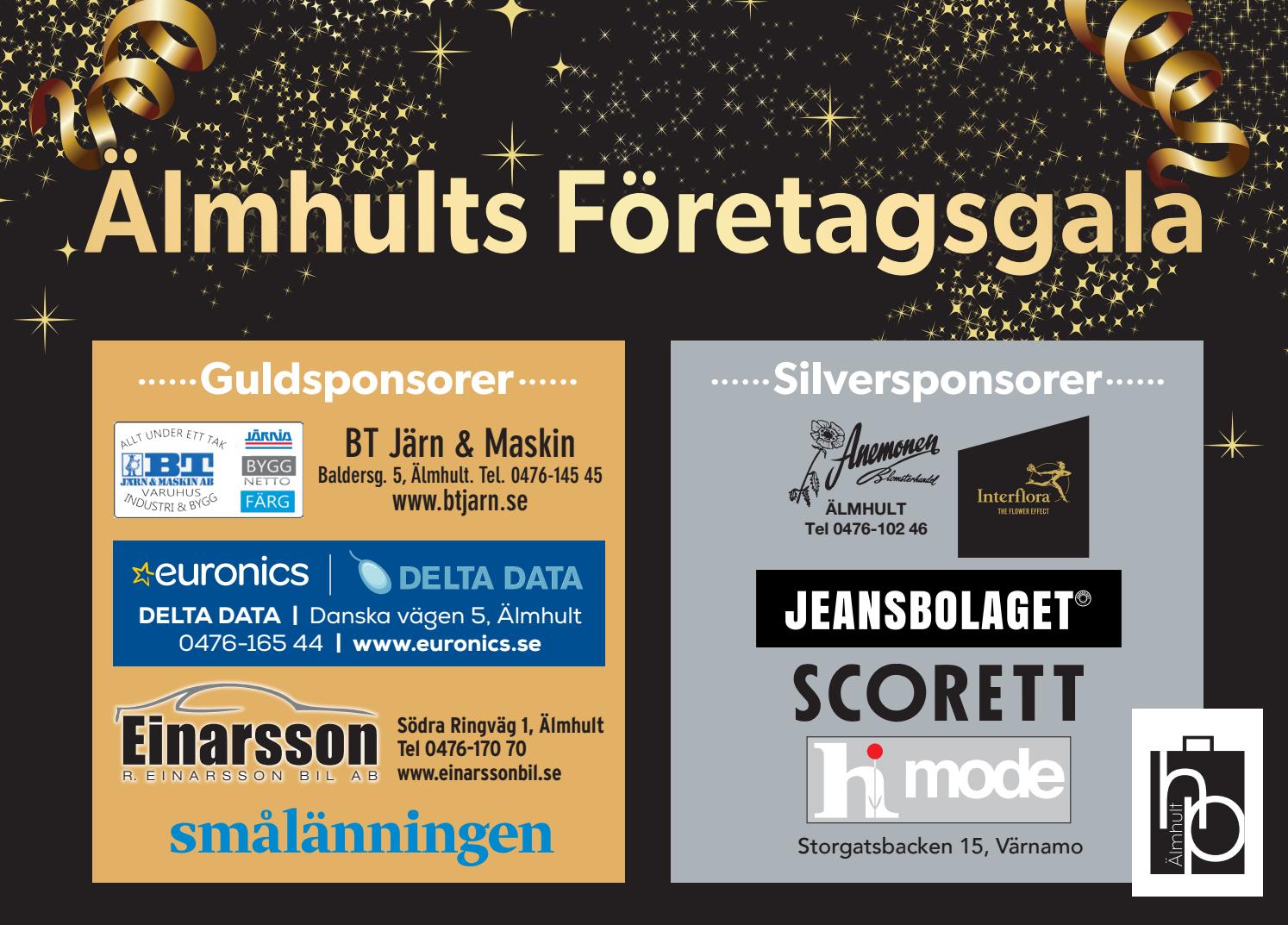 Älmhults Företagargala 2019 by Bonnier News - Issuu