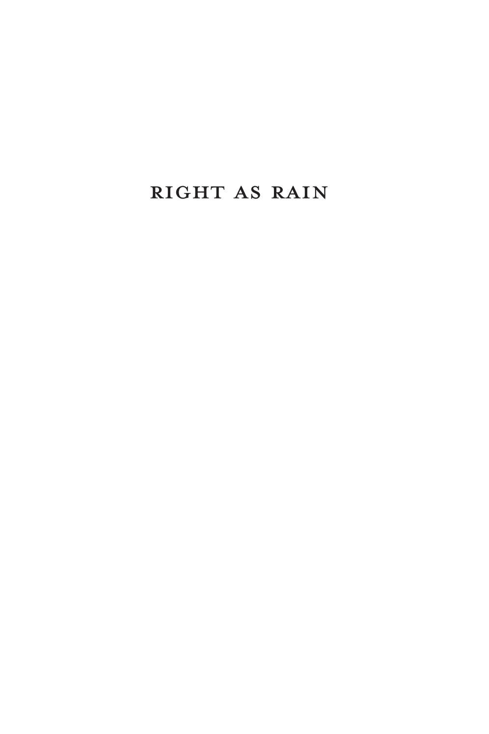 Right As Rain by HarperCollins Children's Books - Issuu
