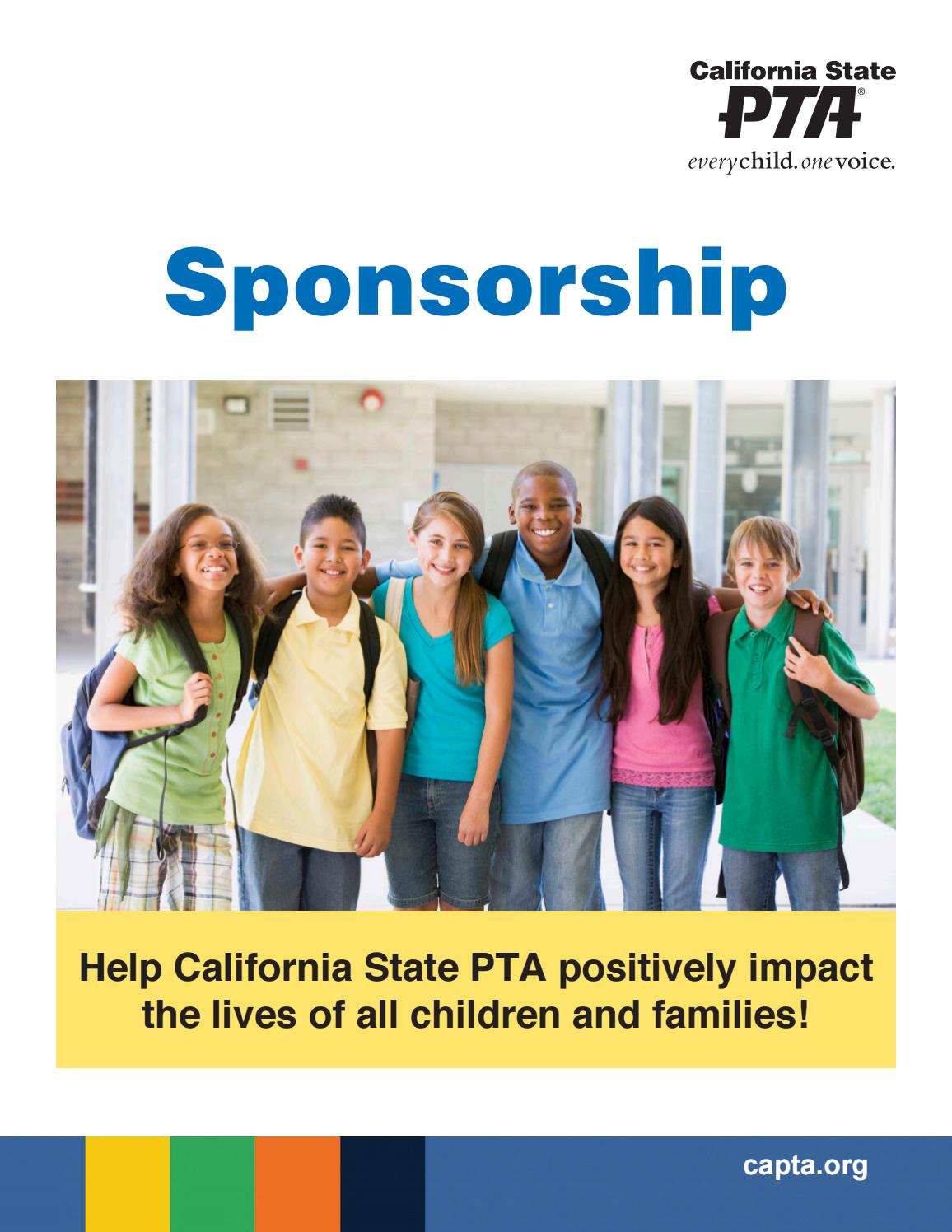 Sponsor Overview and Opportunities by California State PTA - Issuu