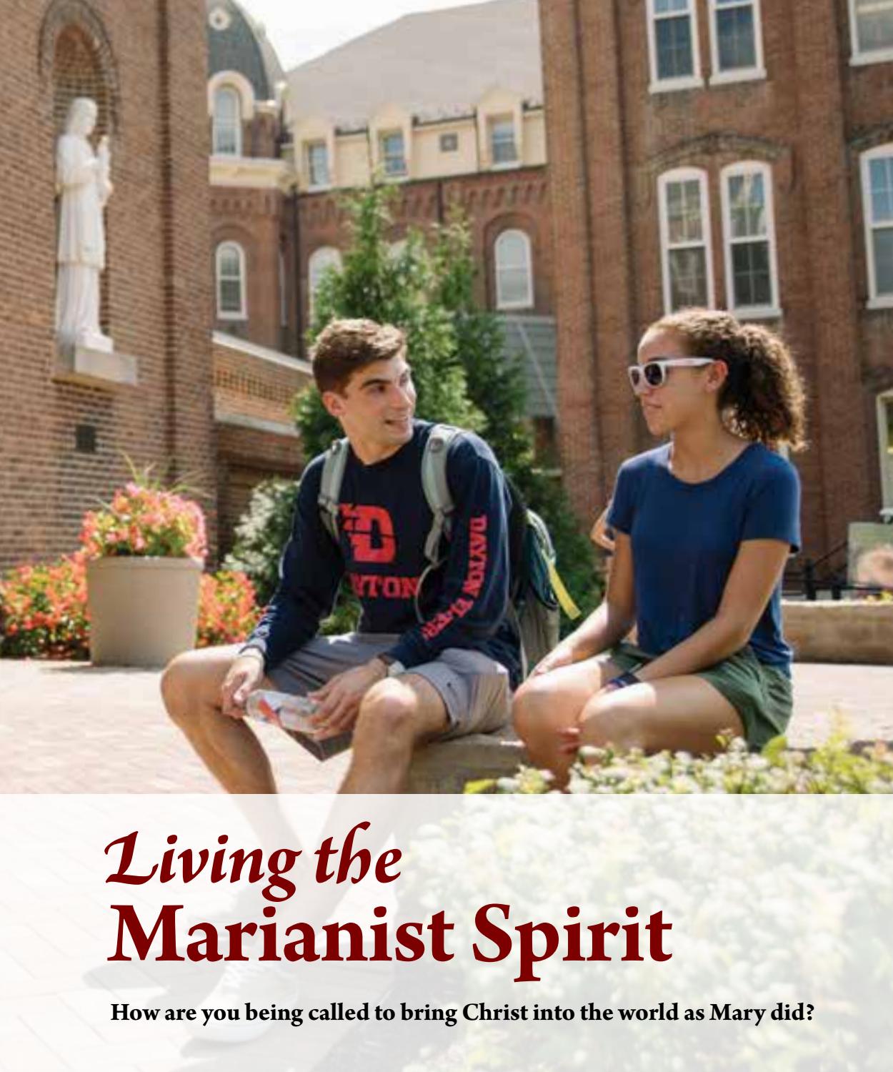 Living the Marianist Spirit: How Are You Being Called to Bring Christ ...