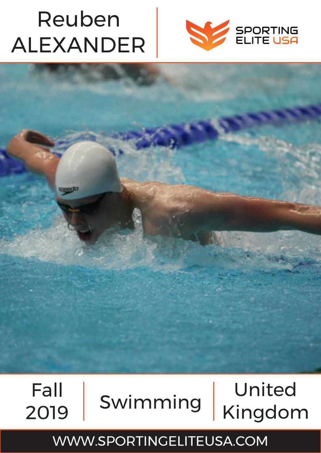 Reuben Alexander Sporting CV by Sporting Elite USA - Issuu