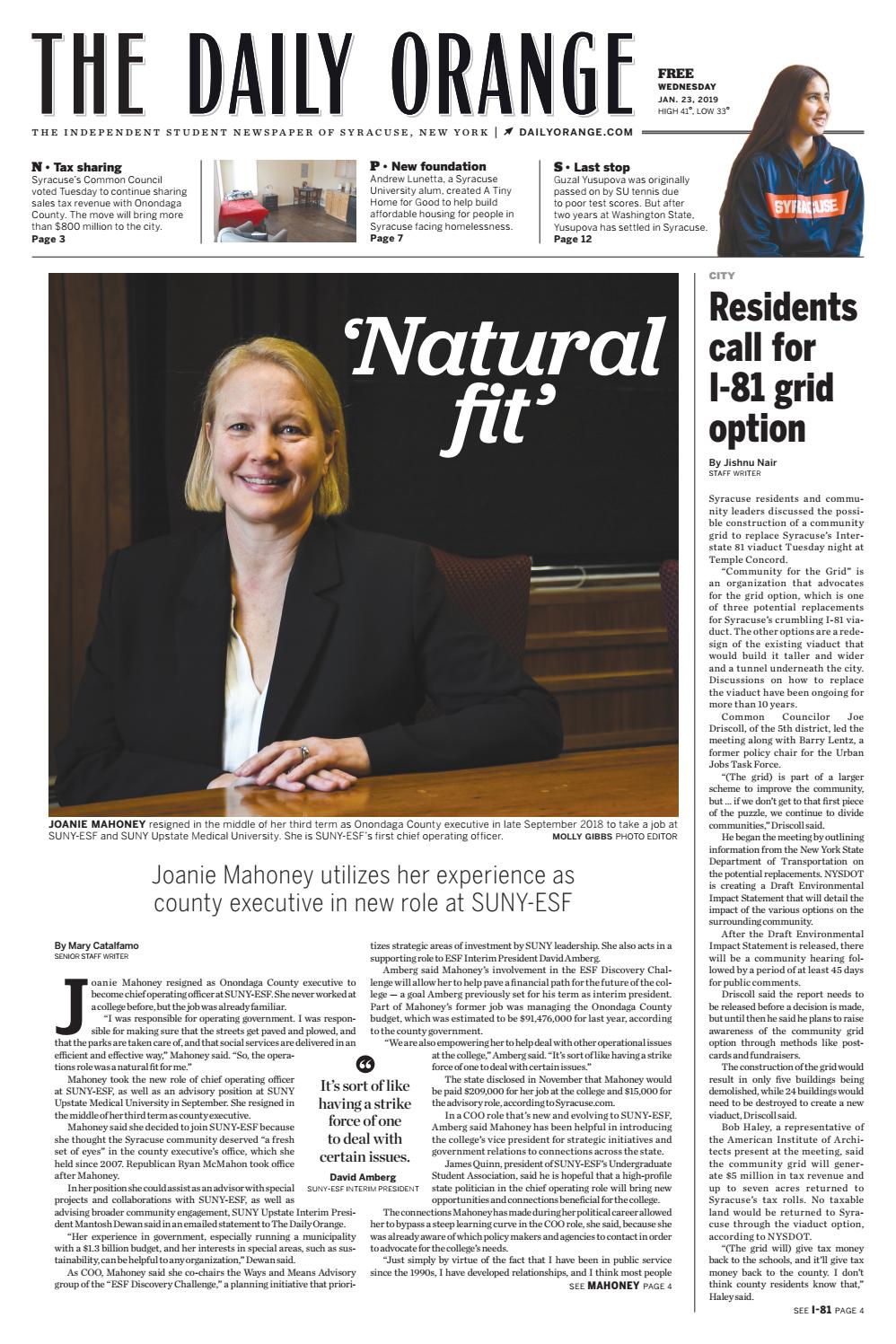 Jan. 23, 2019 by The Daily Orange - Issuu