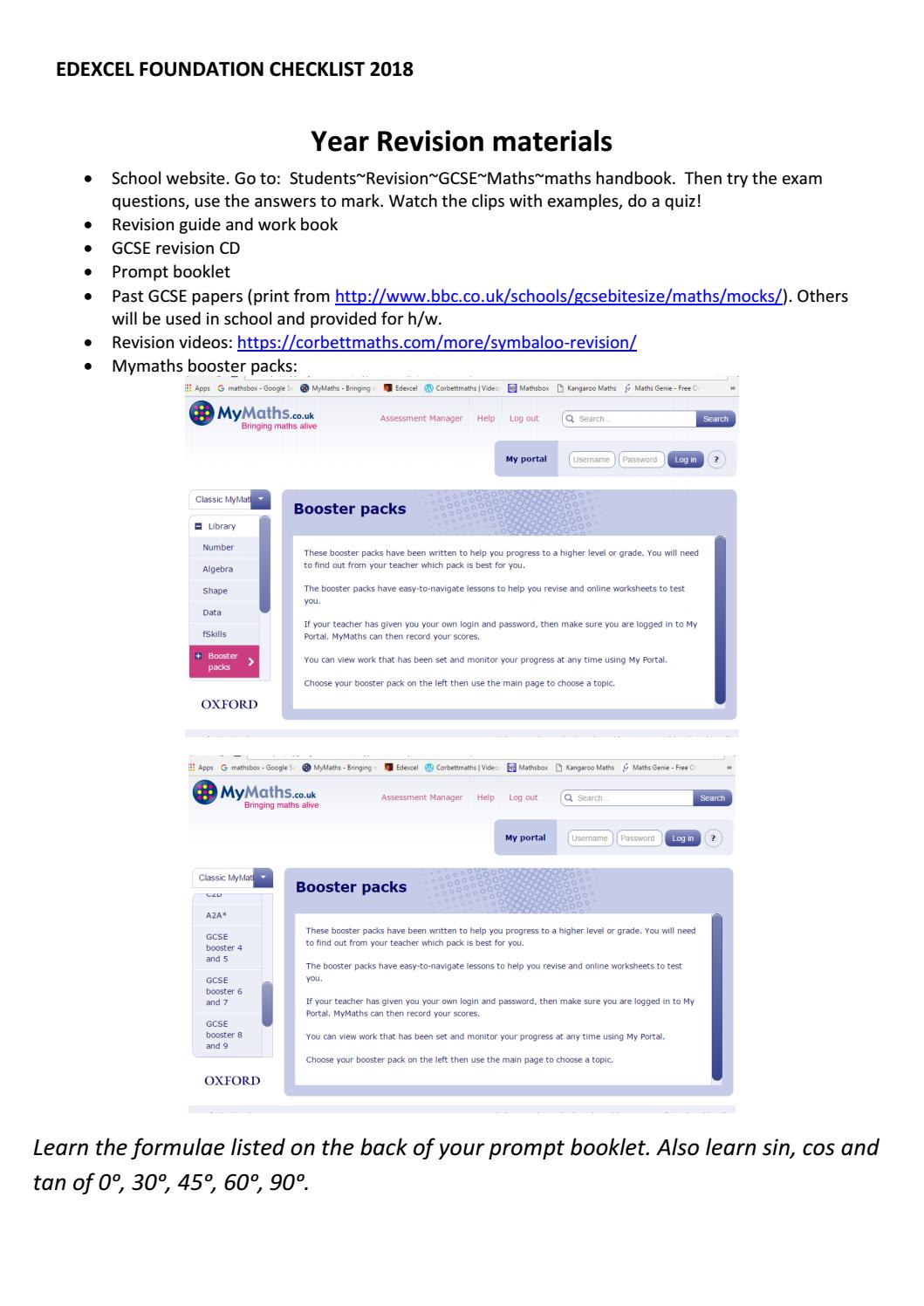 Foundation Checklist by Ullswater Community College - Issuu