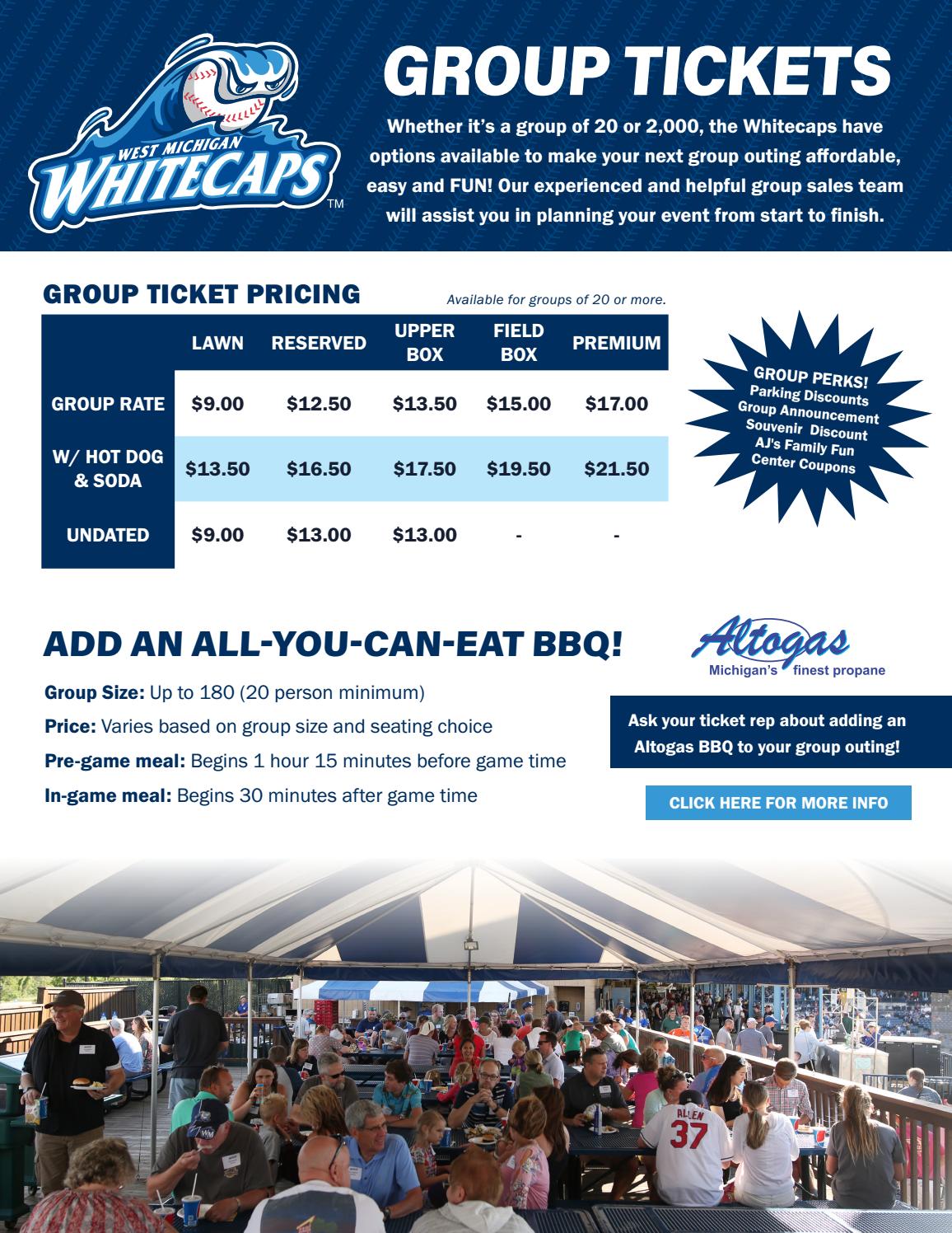 Group Tickets & Suite Level by West Michigan Whitecaps - Issuu