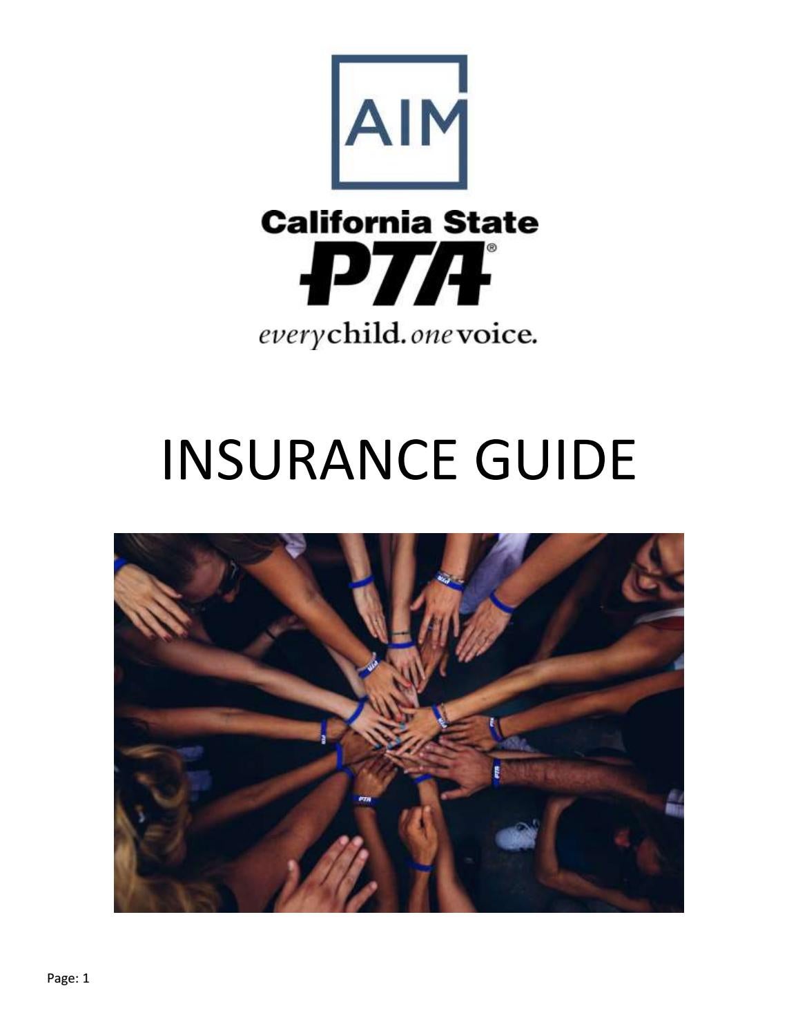 CAPTA Insurance and Loss Prevention Guide by California State PTA - Issuu