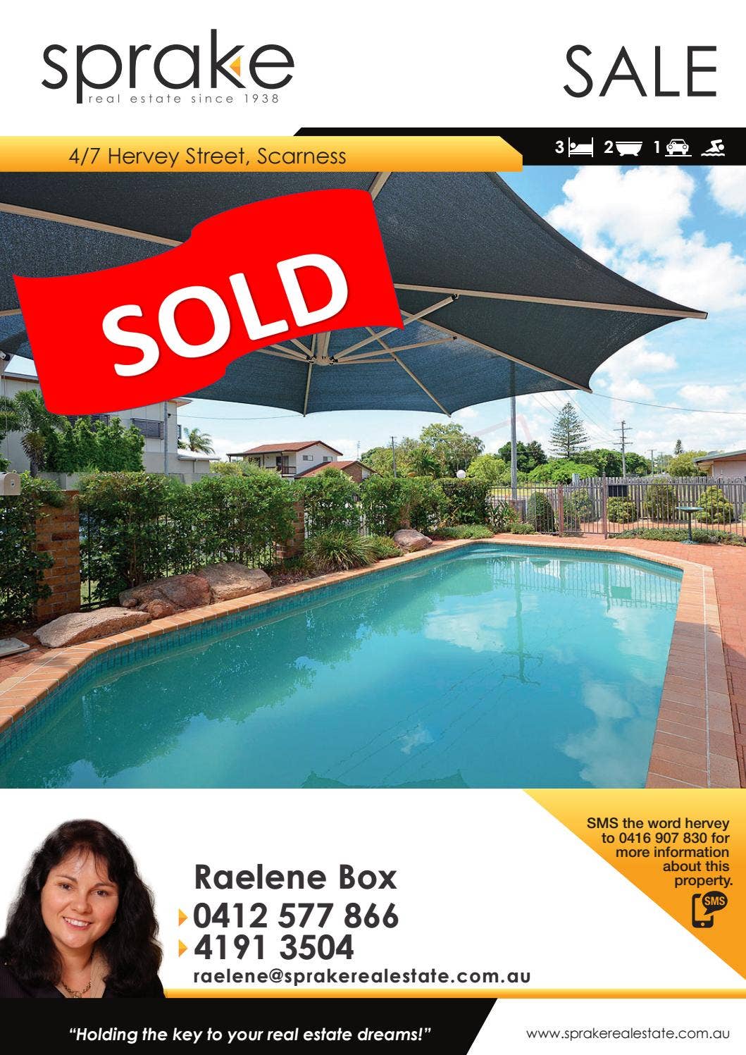SOLD - UNIT 4 / 7 HERVEY STREET, SCARNESS , HERVEY BAY QLD by Raelene ...
