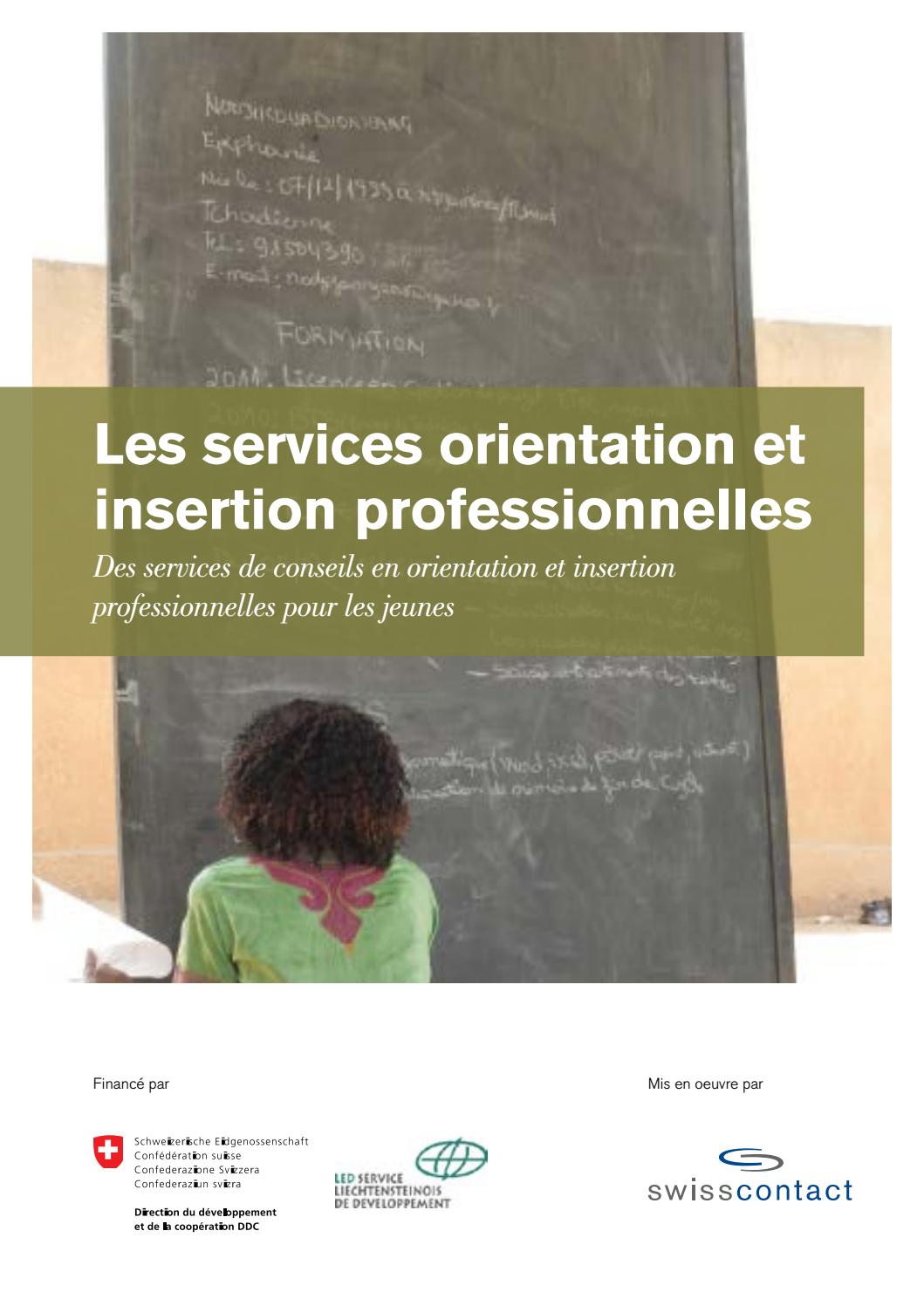 OIP - Les services orientation et insertion professionnelles by ...