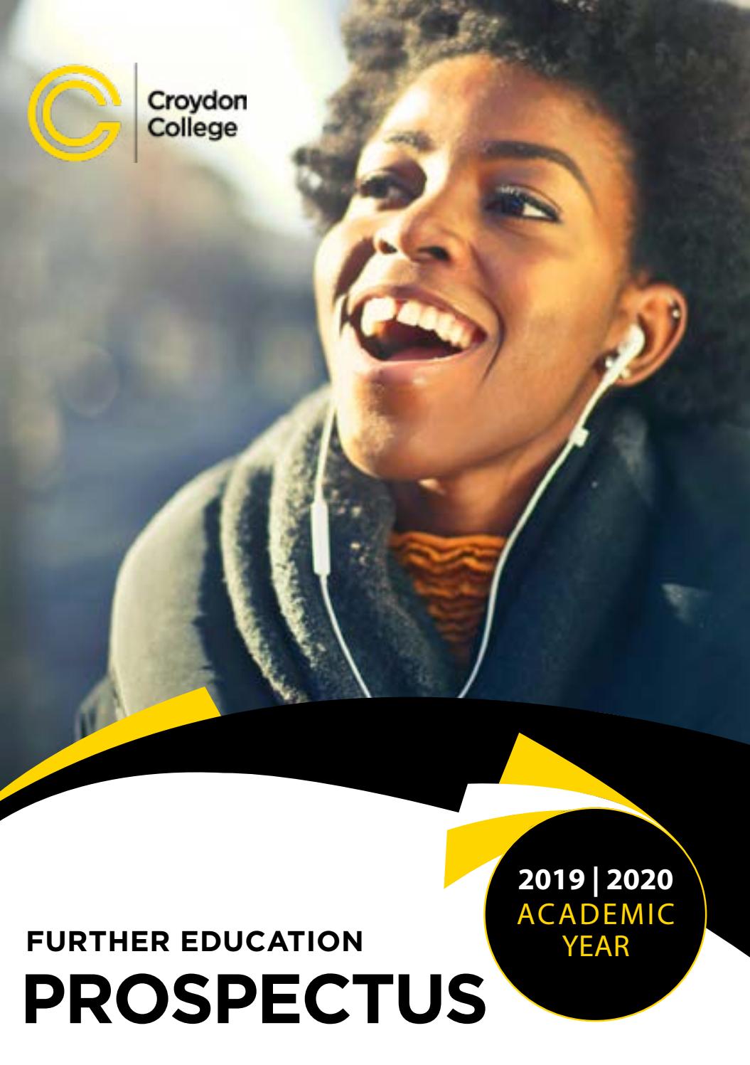 Croydon College - Further Education Prospectus 2019-2020 by Croydon College - Issuu