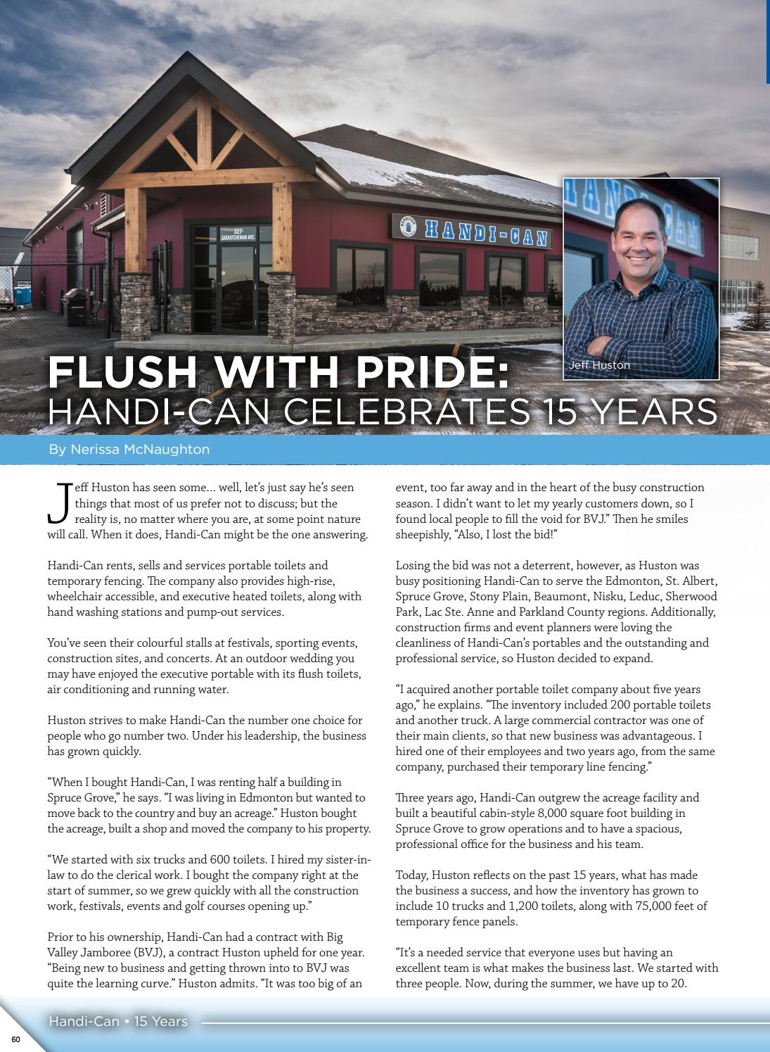 Handi-Can 15th Anniversary by Business in Edmonton Magazine - Issuu