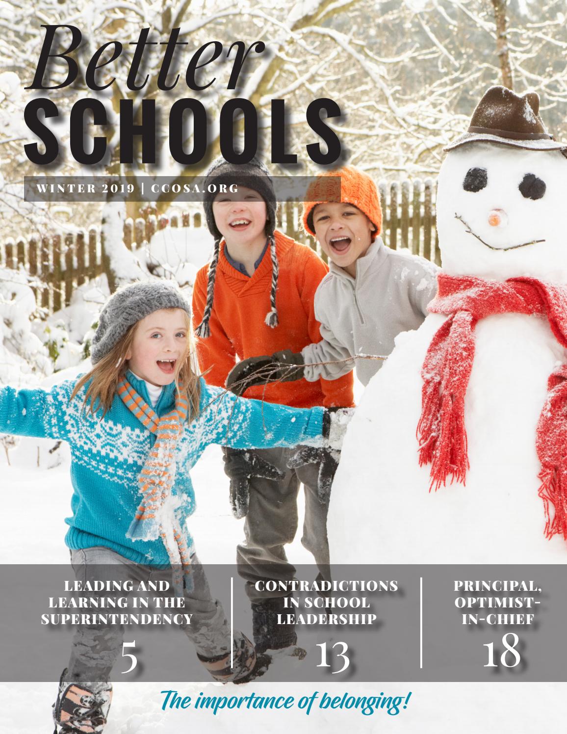 Better Schools Winter Edition 2019 by CCOSA - Issuu