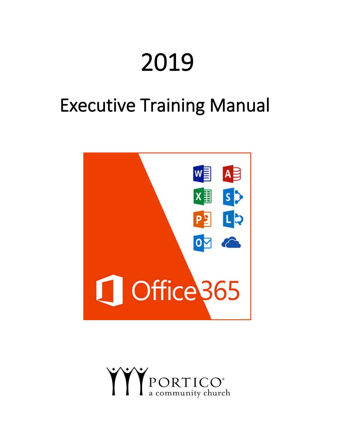 Office 365 Executive Training Manual by PORTICO Canada - Issuu
