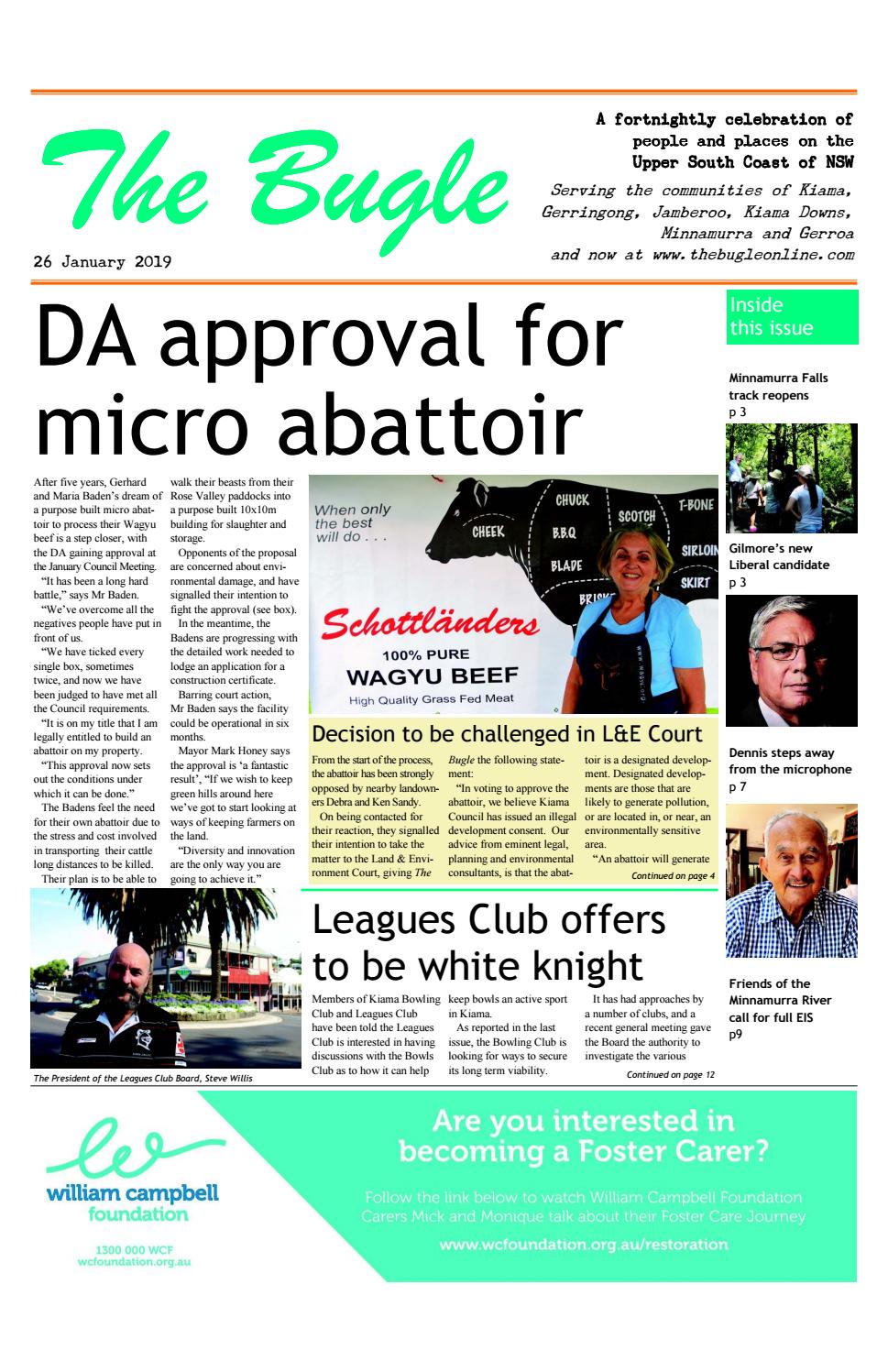 The Bugle Jan 26 2019 by The Bugle Newspaper - Issuu