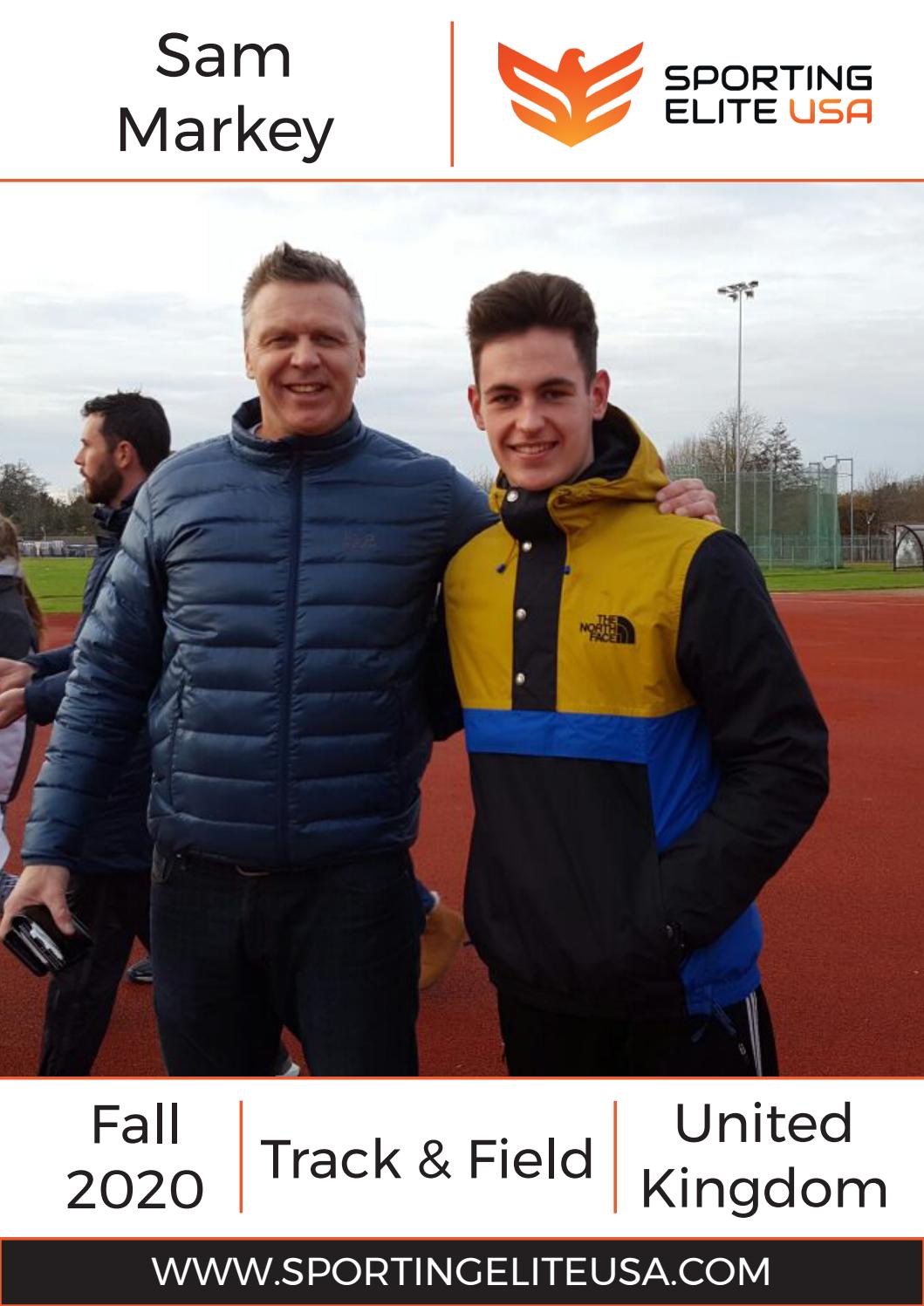 Sam Markey Sporting CV by Sporting Elite USA - Issuu