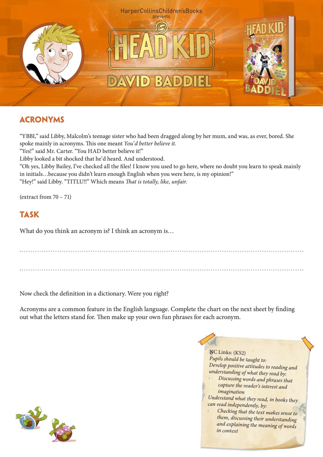 Head Kid Teaching Resources by harpercollinschildrens - Issuu