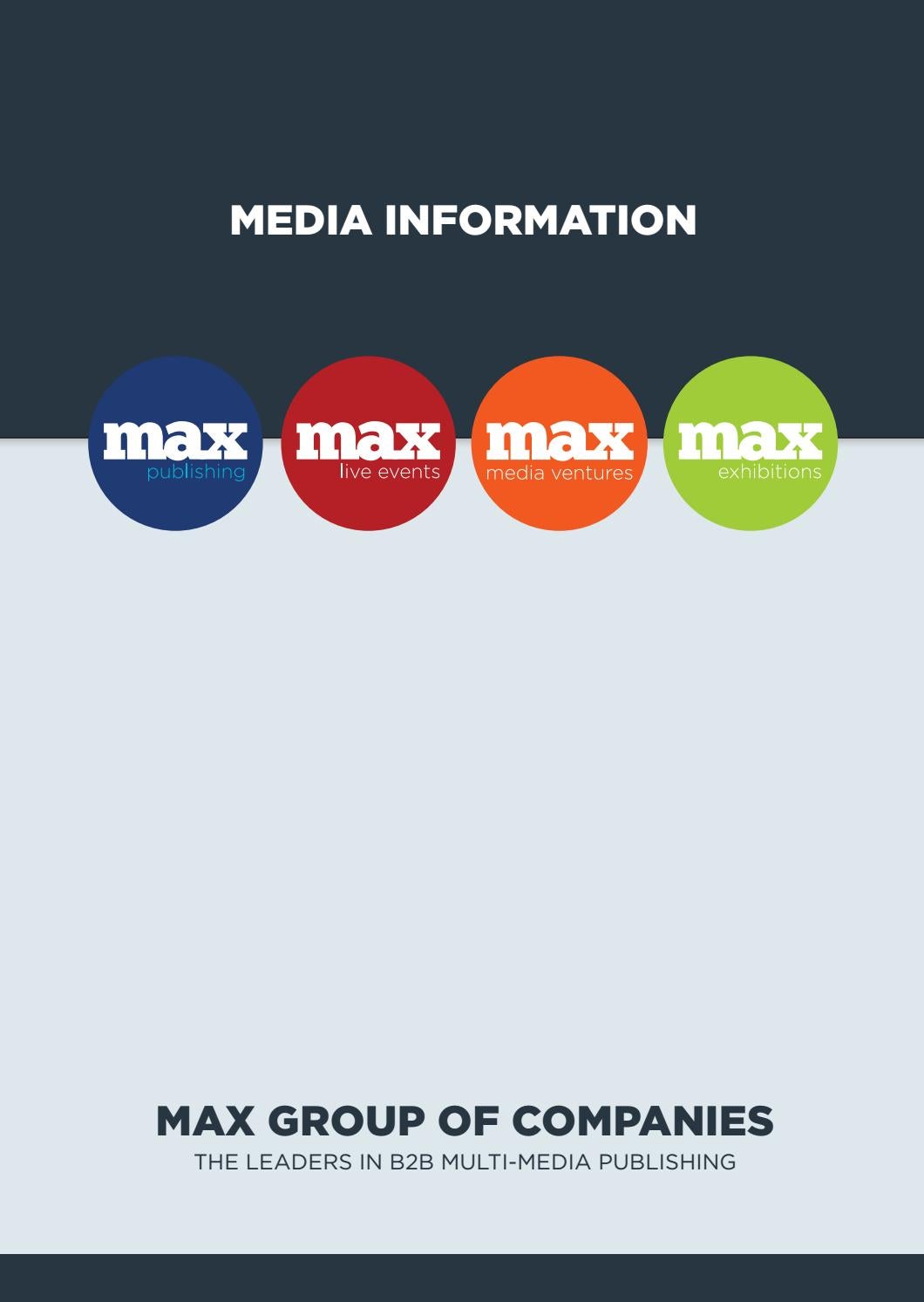 Max Group of Companies - Media Information by Max Publishing: Print ...