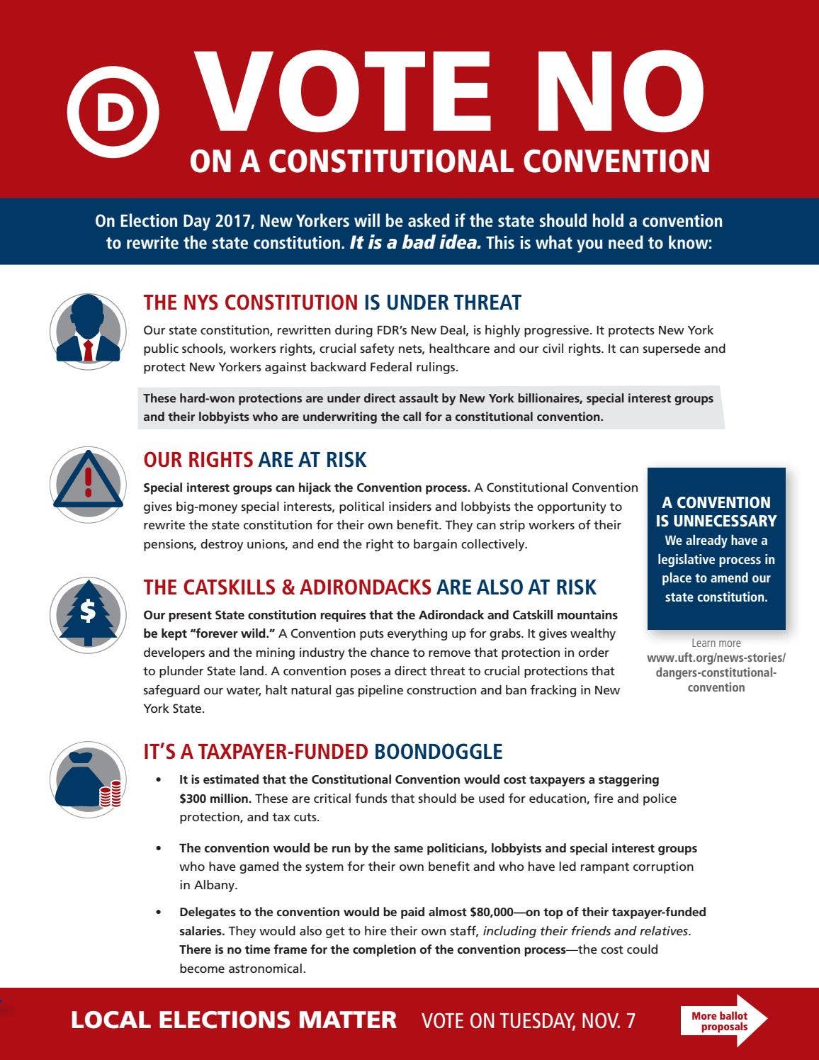 2017 Neighbor-to-Neighbor Canvass Flyer by Town of Rochester Democrats ...