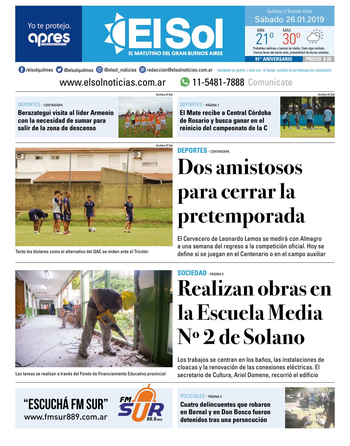 Diario El Sol 26-01-2019 by Diario EL SOL - Issuu