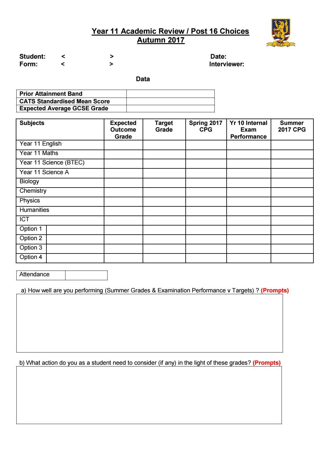 Year 11 1v1 Form Interview Form By Ullswater Community College Issuu year-11-1v1-form-interview-form-by-ullswater-community-college-issuu