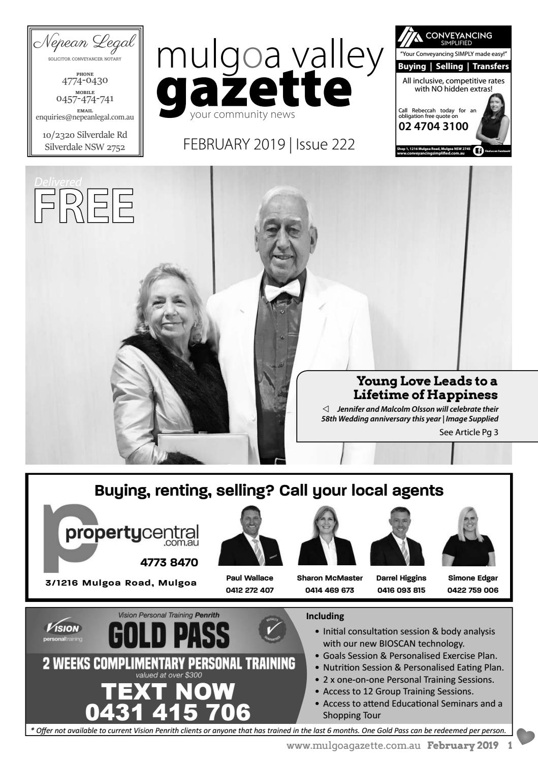 Mulgoa Valley Gazette February 2019 by District Gazette - Issuu