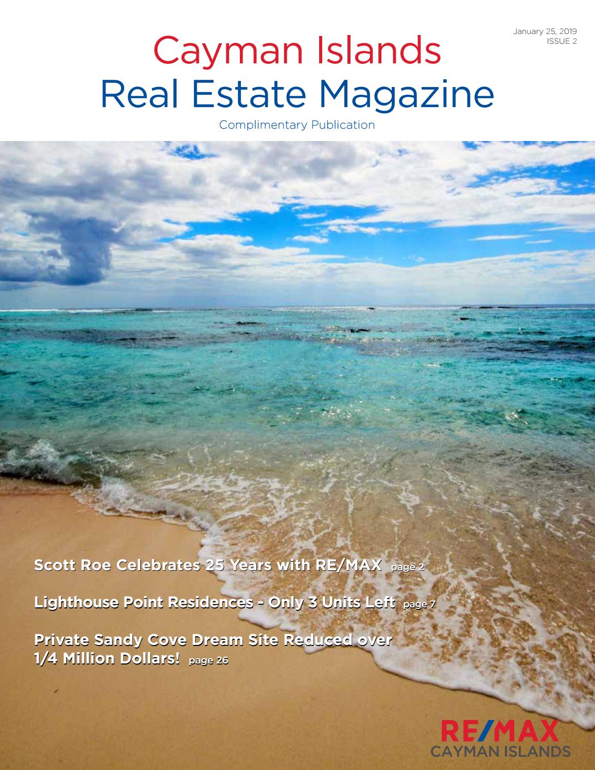 REMAX Cayman Islands Magazine - January 25, 2019 by RE/MAX Cayman ...