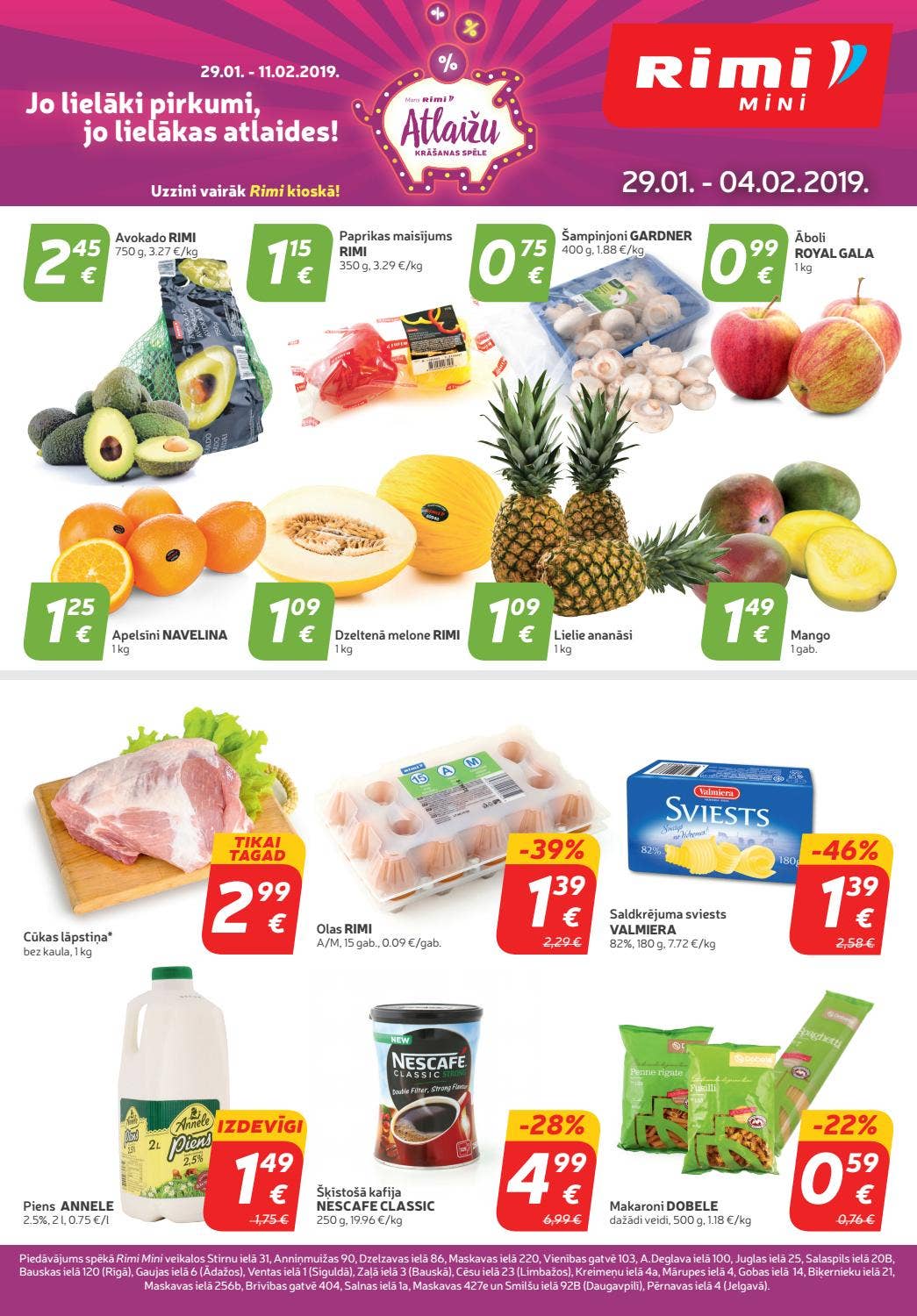 Mini Rimi 29.01.-04.02.2019. by Rimi - Issuu