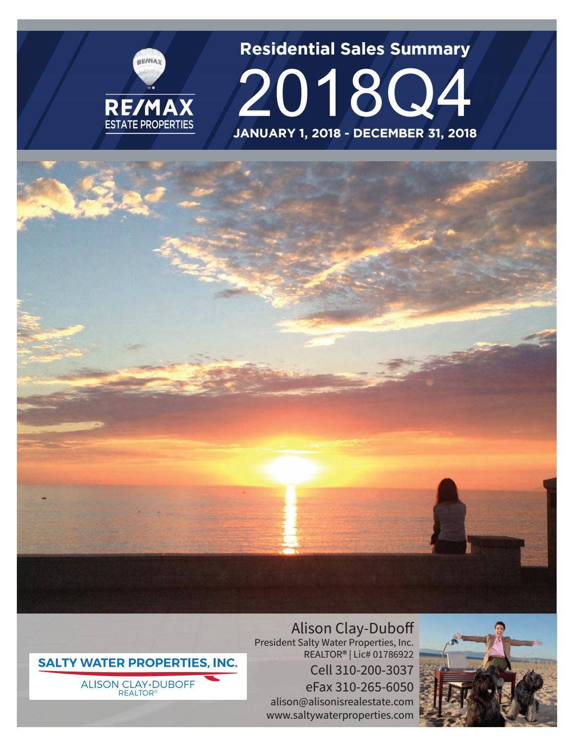 Residential Sales 2018 | Alison Clay-Duboff by Estate Properties Los ...