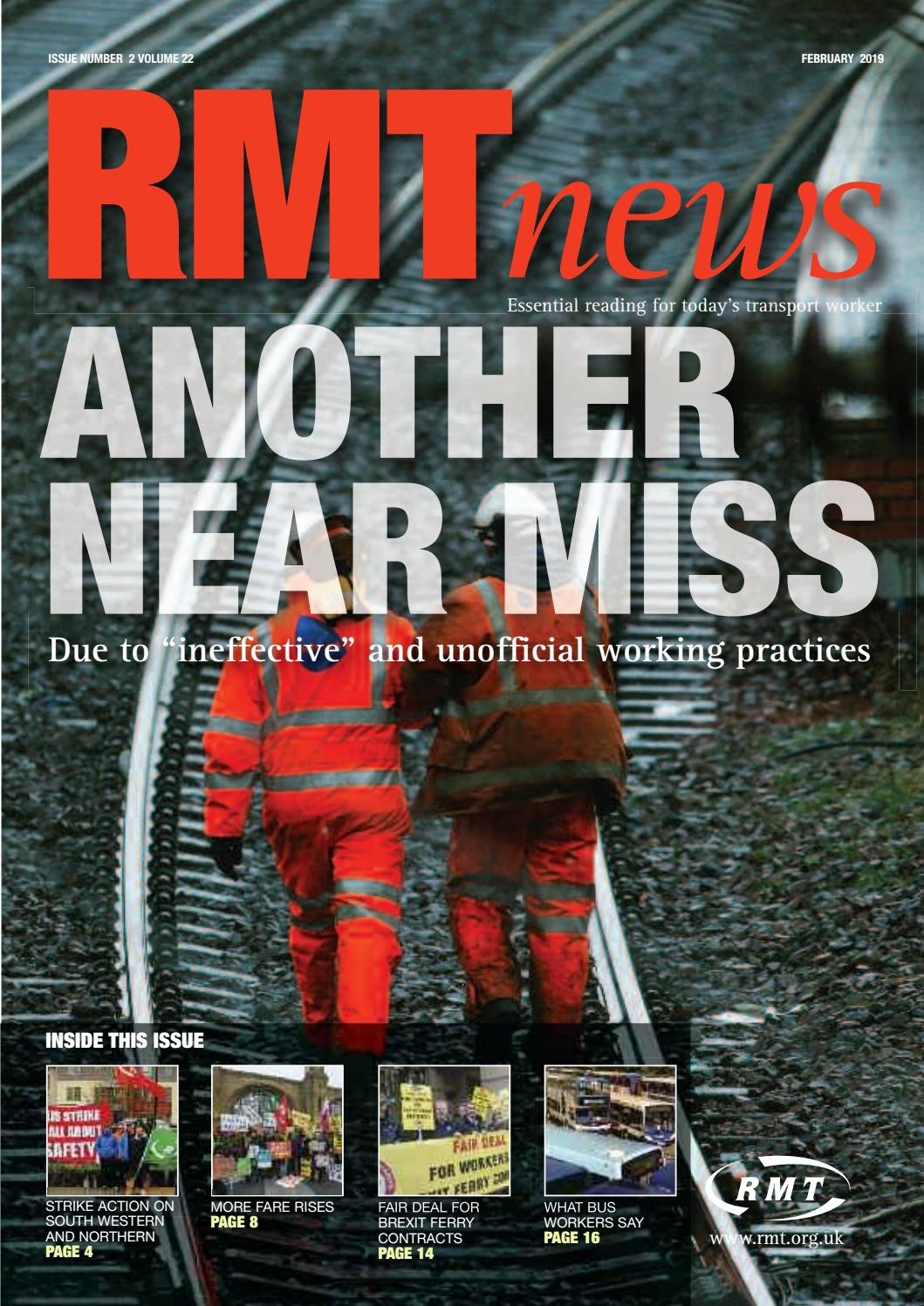 RMT News February 2019 by RMT Union - Issuu