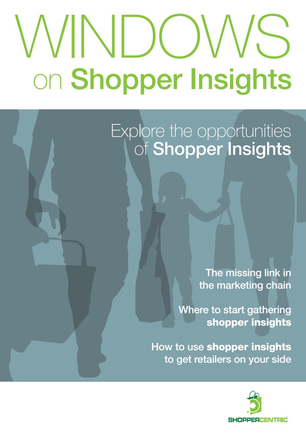 Windows on Shopper Insights (Issue 02) by Shoppercentric - Issuu