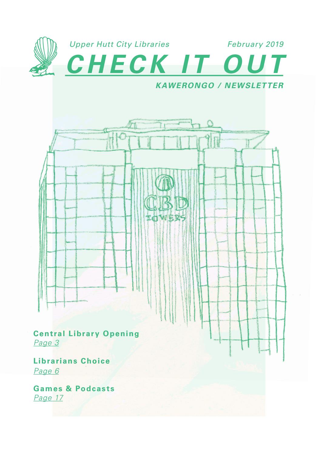 Upper Hutt City Library - February 2019 by Upper Hutt City Libraries - Issuu