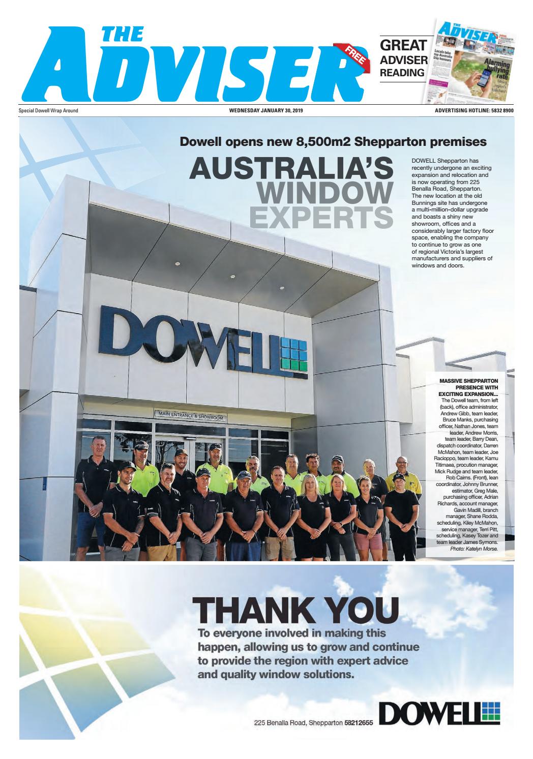 Dowell Windows Grand Opening Feature by The Adviser - Issuu